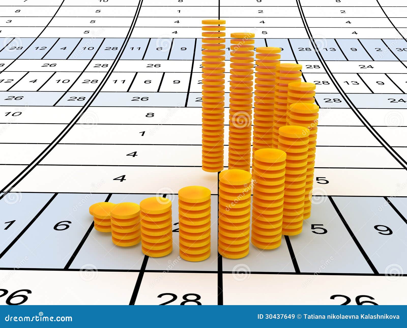 Business statistics stock illustration. Illustration of successful ...