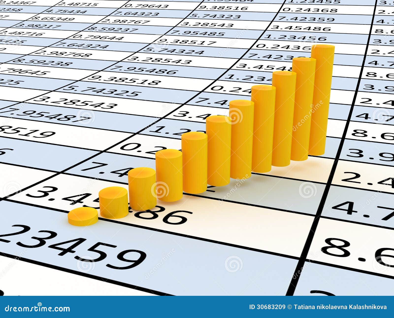 Business statistics stock illustration. Illustration of graph - 30683209