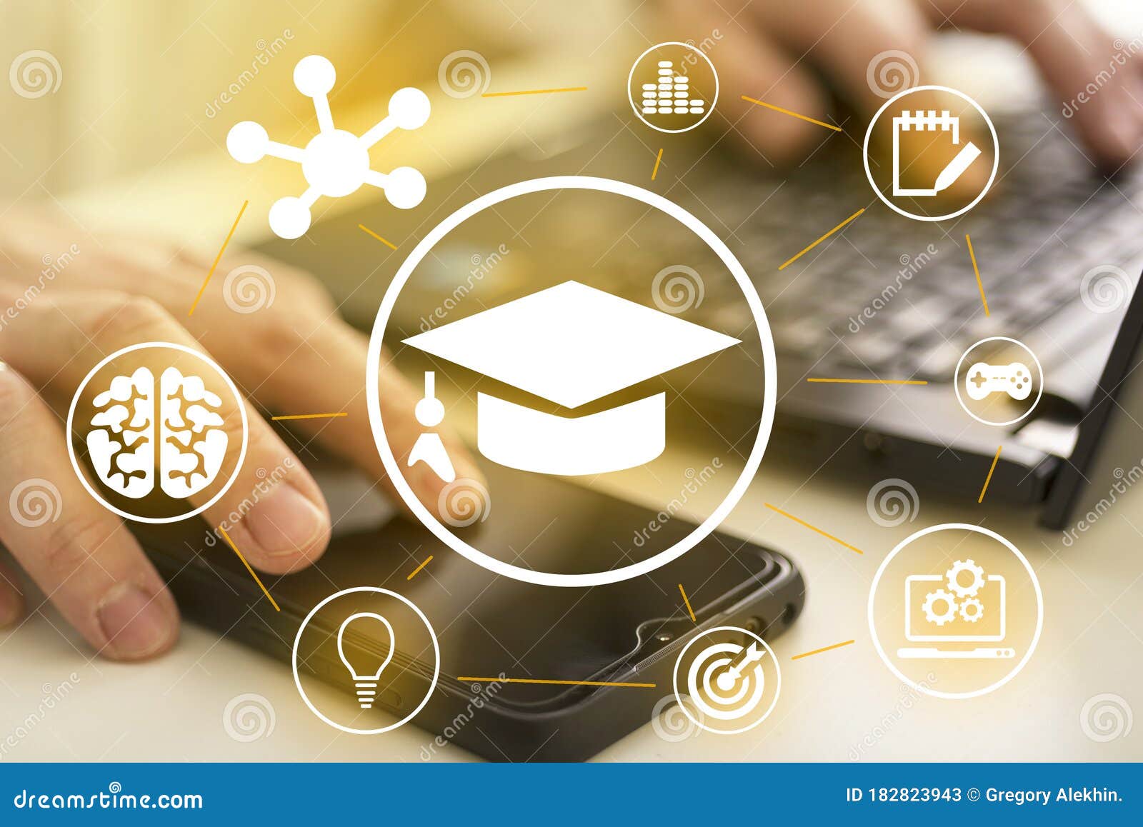 Business STEM Concept. Science Technology Engineering Math Education ...