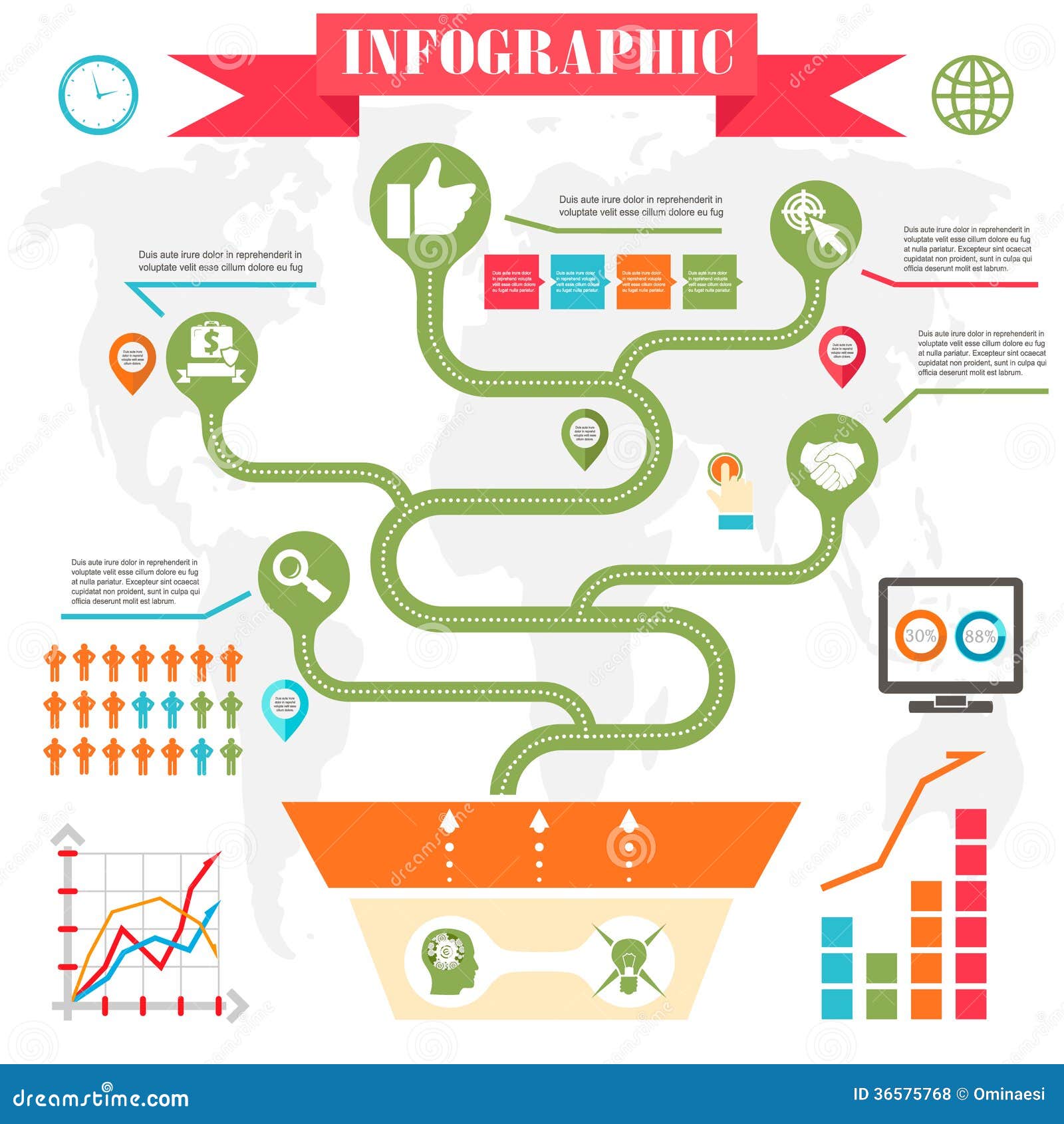 Business Steps Development Infographics Vector Stock Vector ...