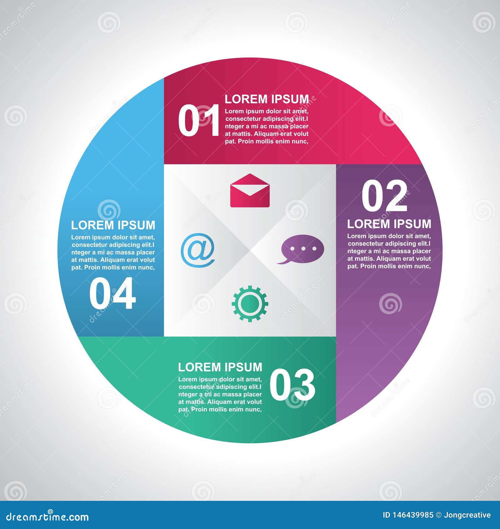 Business Steps Modern Shutter Cycle Chart Infographic Template Stock ...