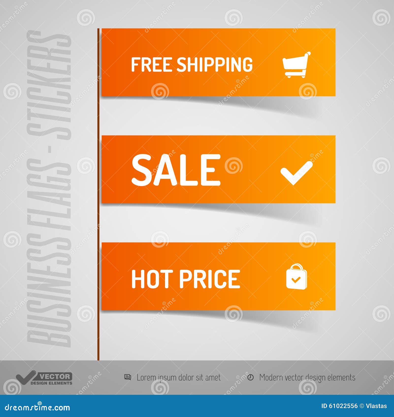 Business Stickers stock vector. Illustration of graphic - 61022556