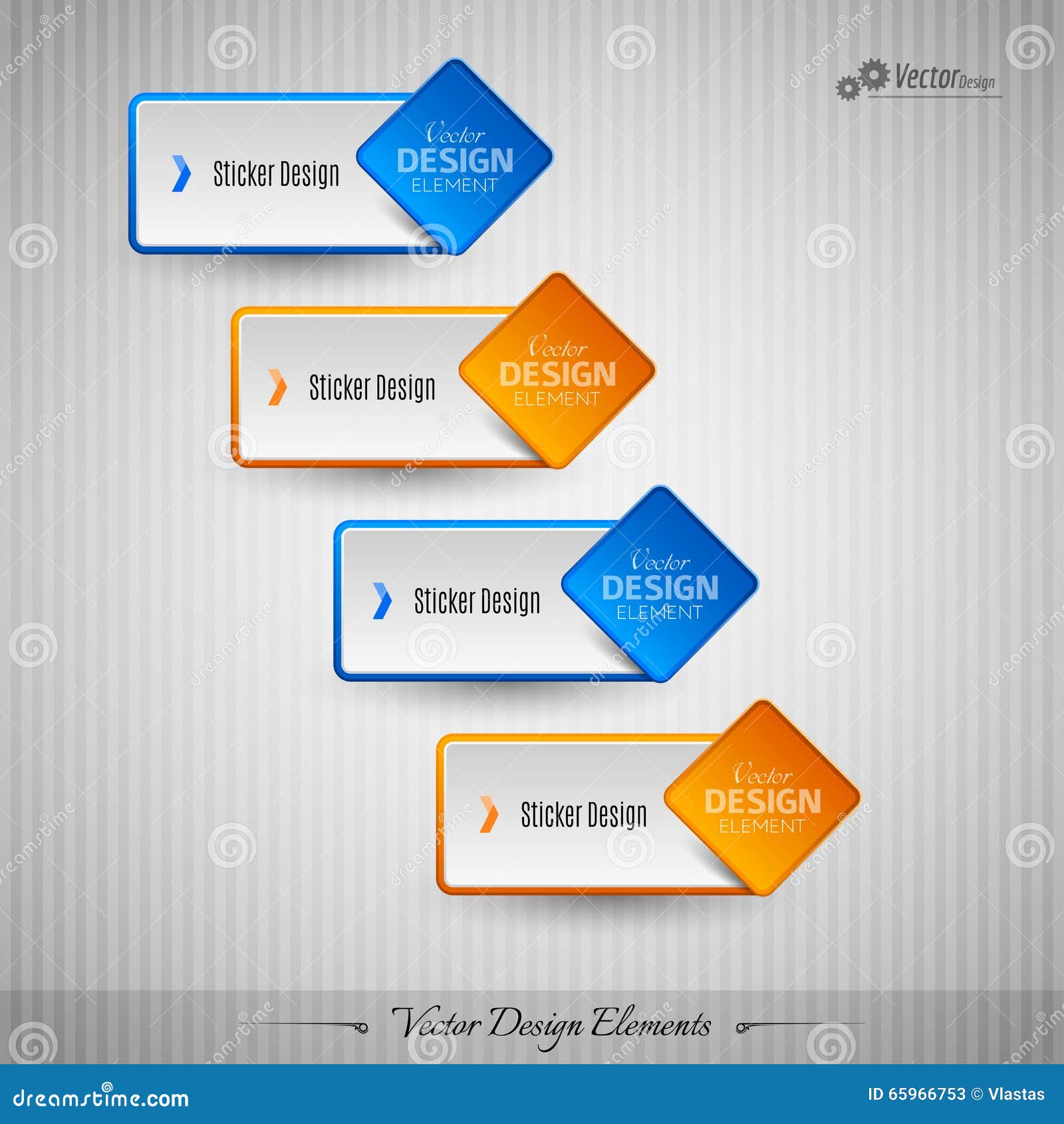 Business Stickers on the Gray Background for Infographics Webdesigns ...