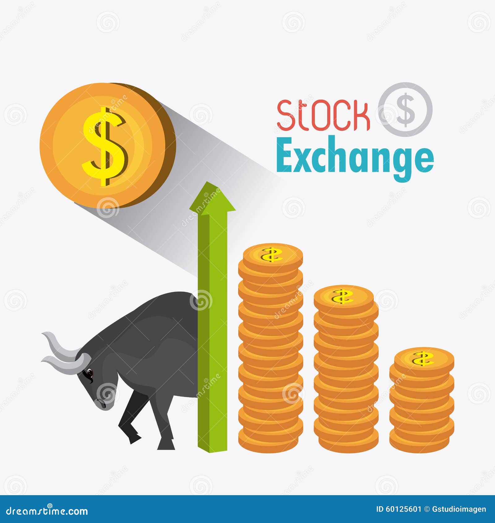 Business stock exchange stock vector. Illustration of invest - 60125601