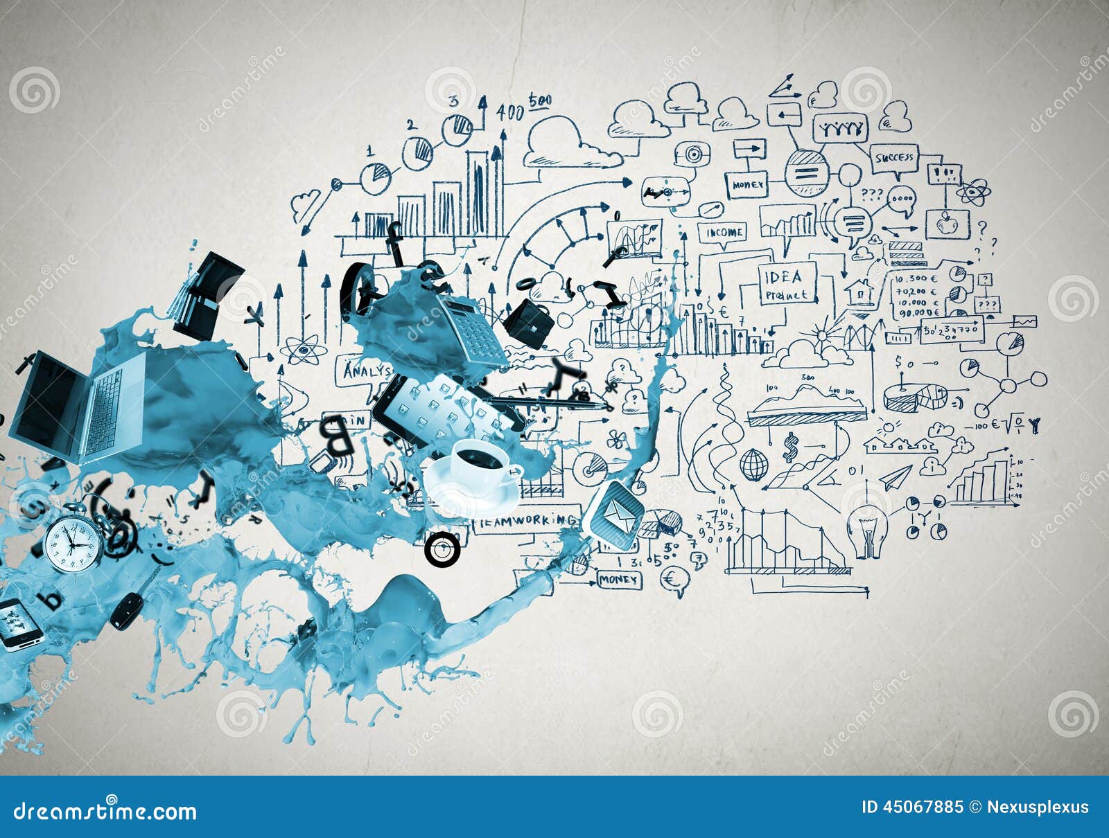 Business strategy stock image. Image of chart, collage - 45067885