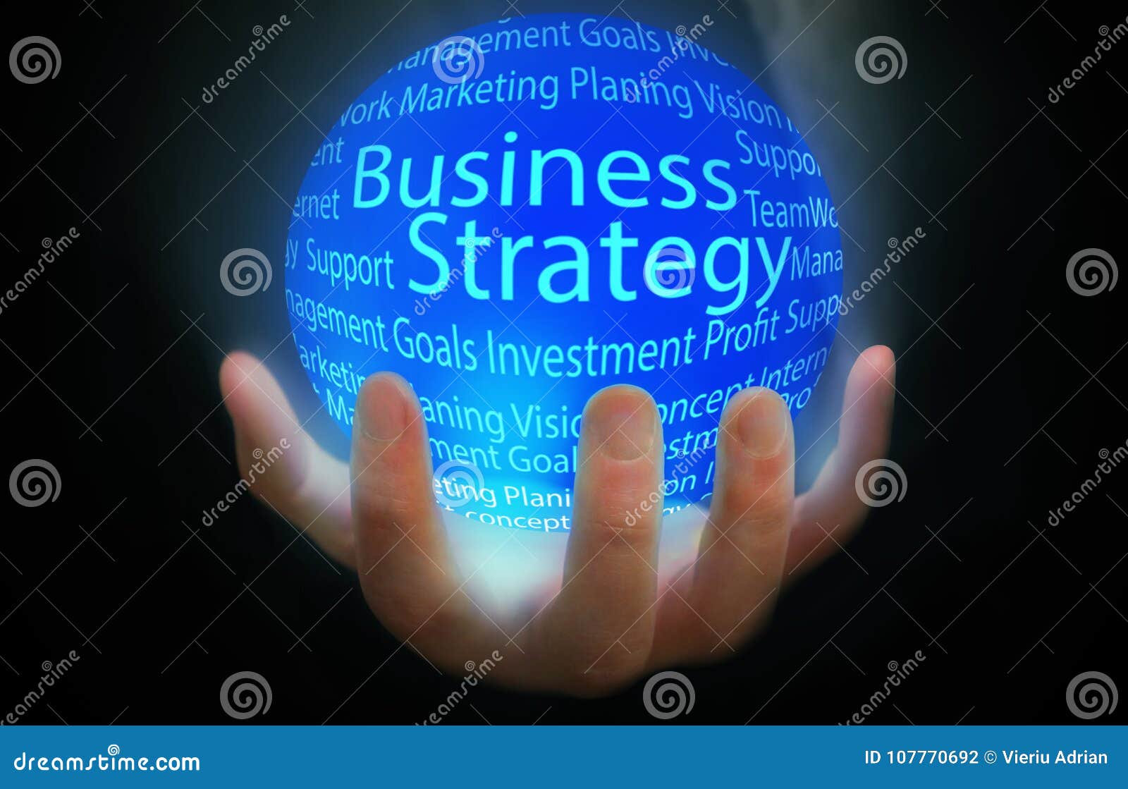 Business Strategy Concept Plan Graphic Stock Illustration ...