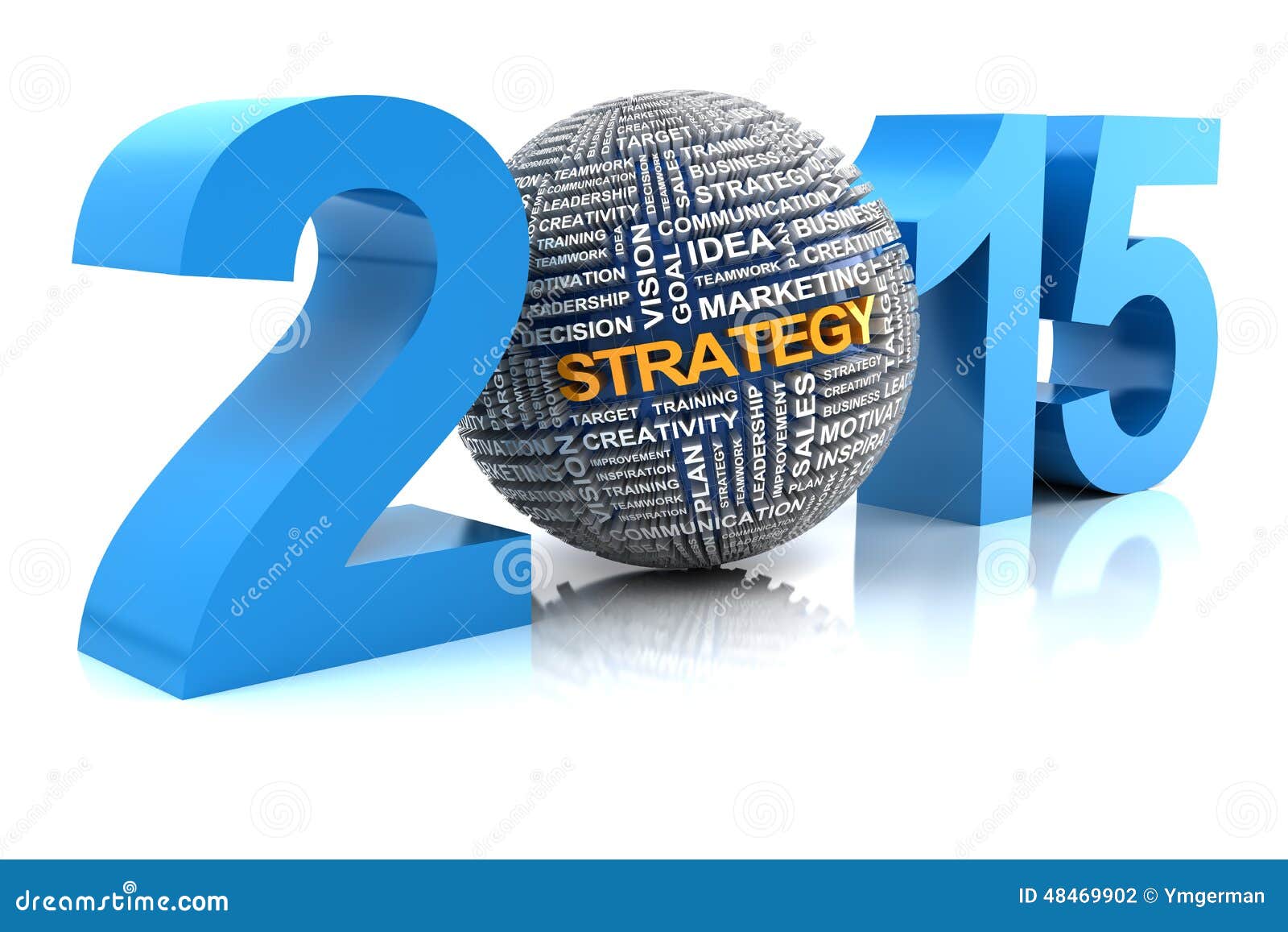 2015 business strategy stock illustration. Illustration of symbol ...