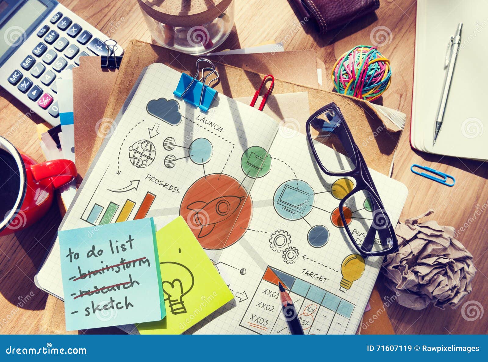 Business Strategy Design Plan Drawing Concept Stock Image - Image of ...