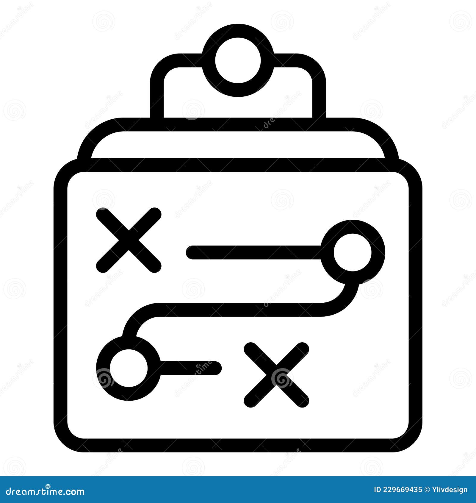 Business Strategy Icon Outline Vector. Success Plan Stock Vector ...
