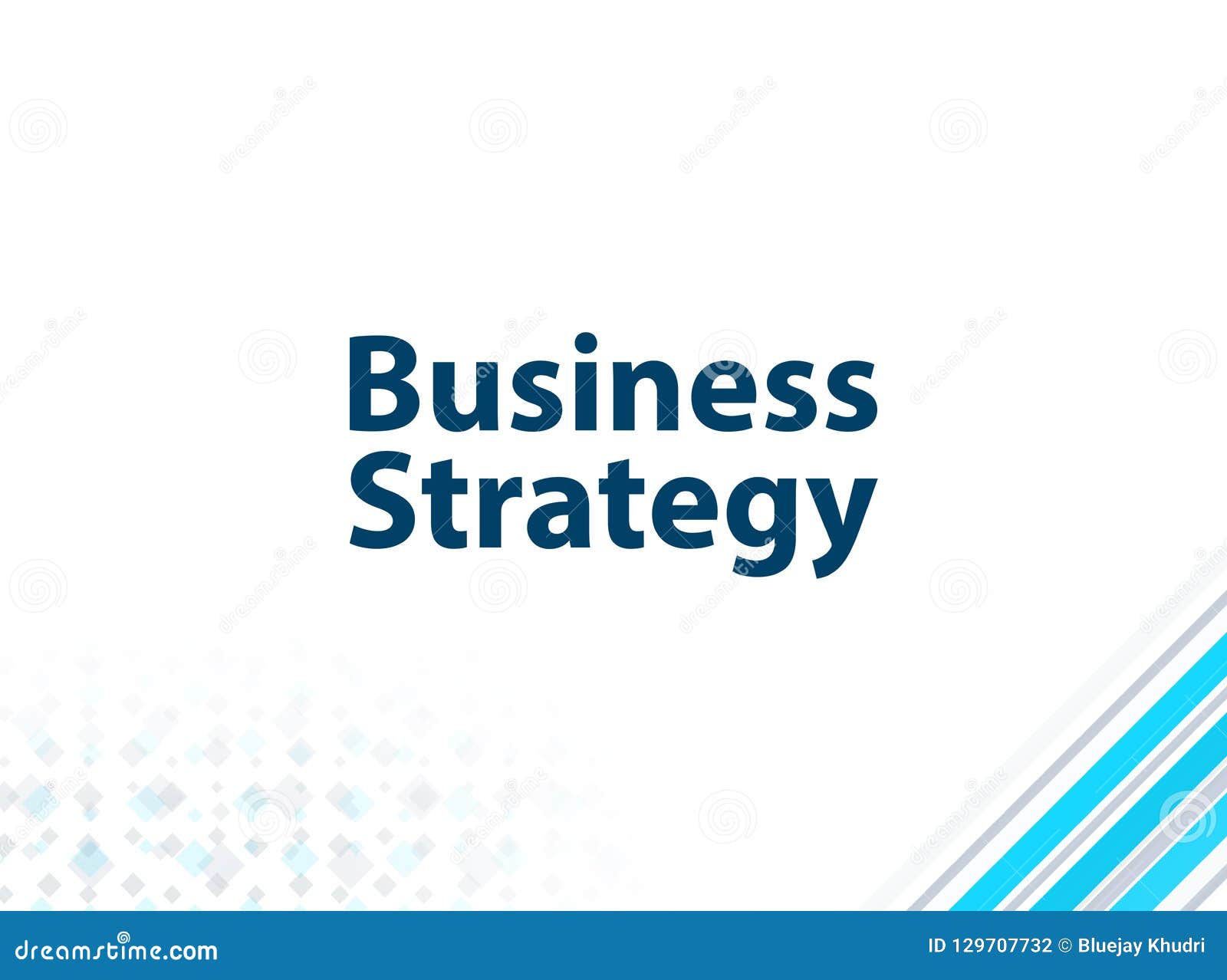 Business Strategy Modern Flat Design Blue Abstract Background Stock ...