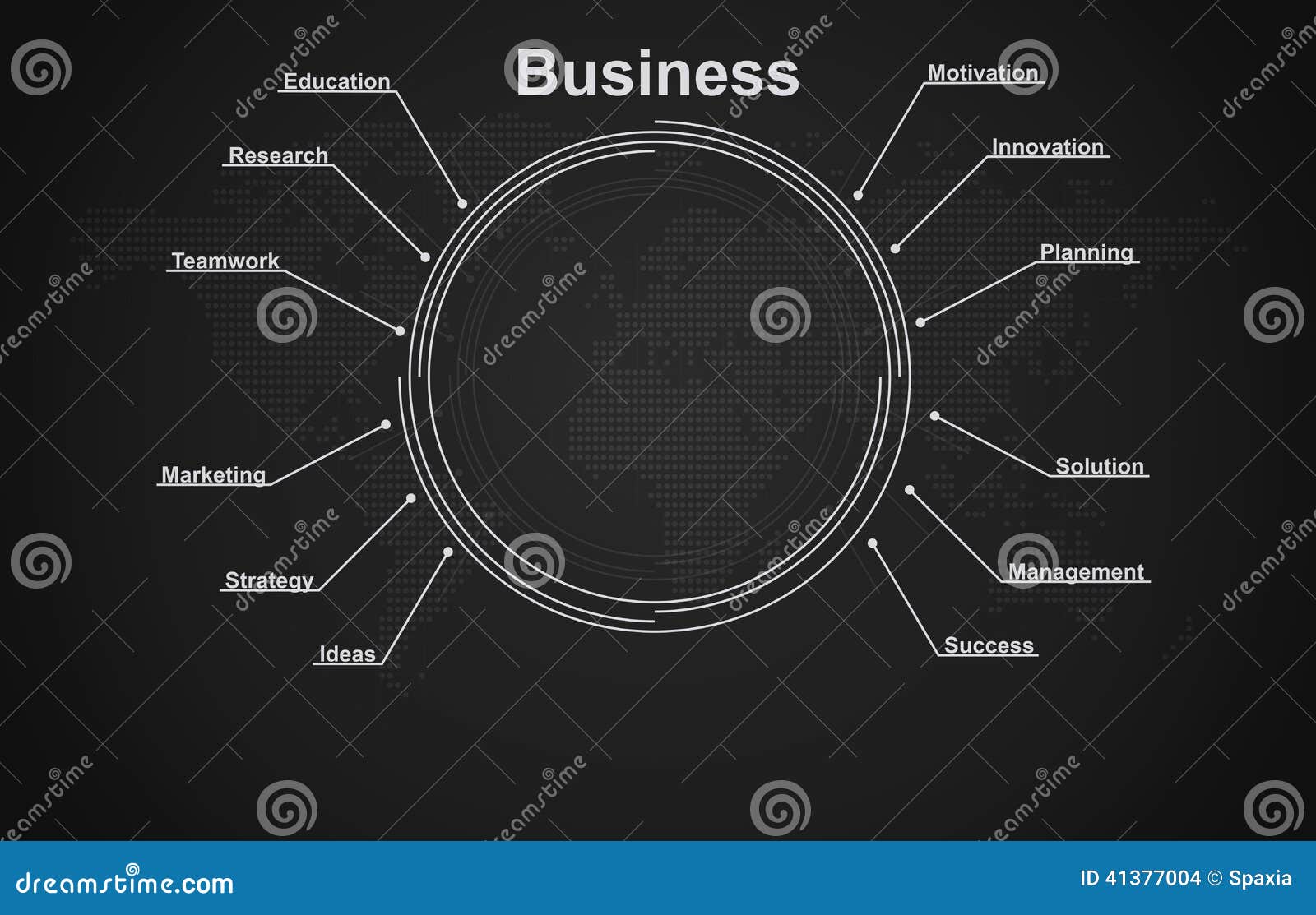 Business Strategy Plan Concept Stock Illustration - Illustration of ...