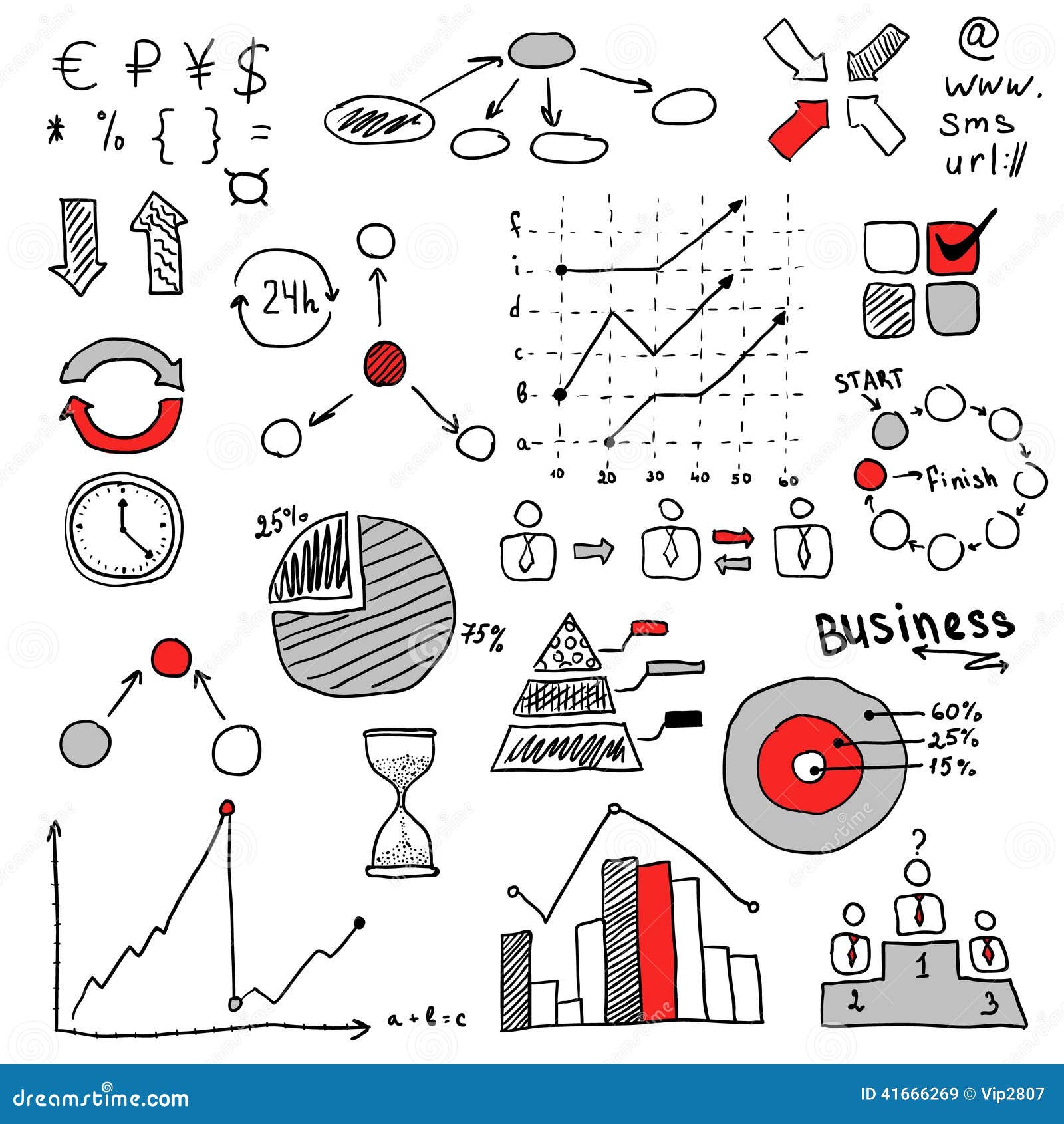 Business Strategy Plan Concept Idea. Infographic Elements. Stock Vector ...