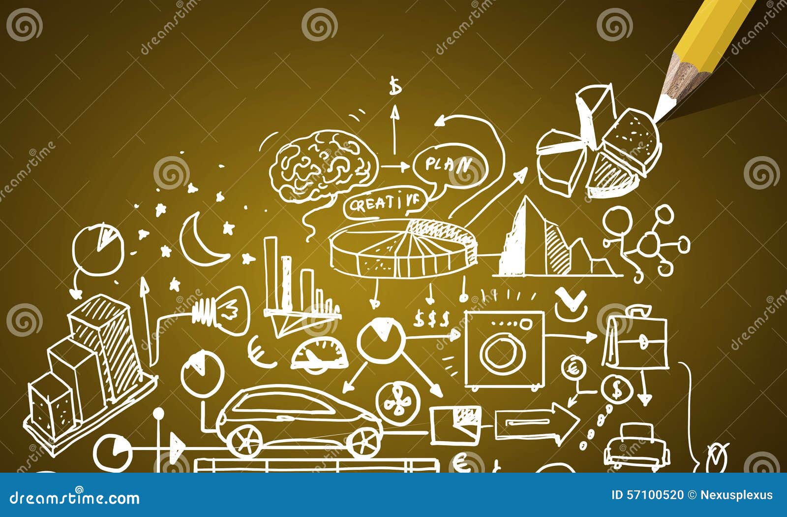 Business strategy stock illustration. Illustration of work - 57100520