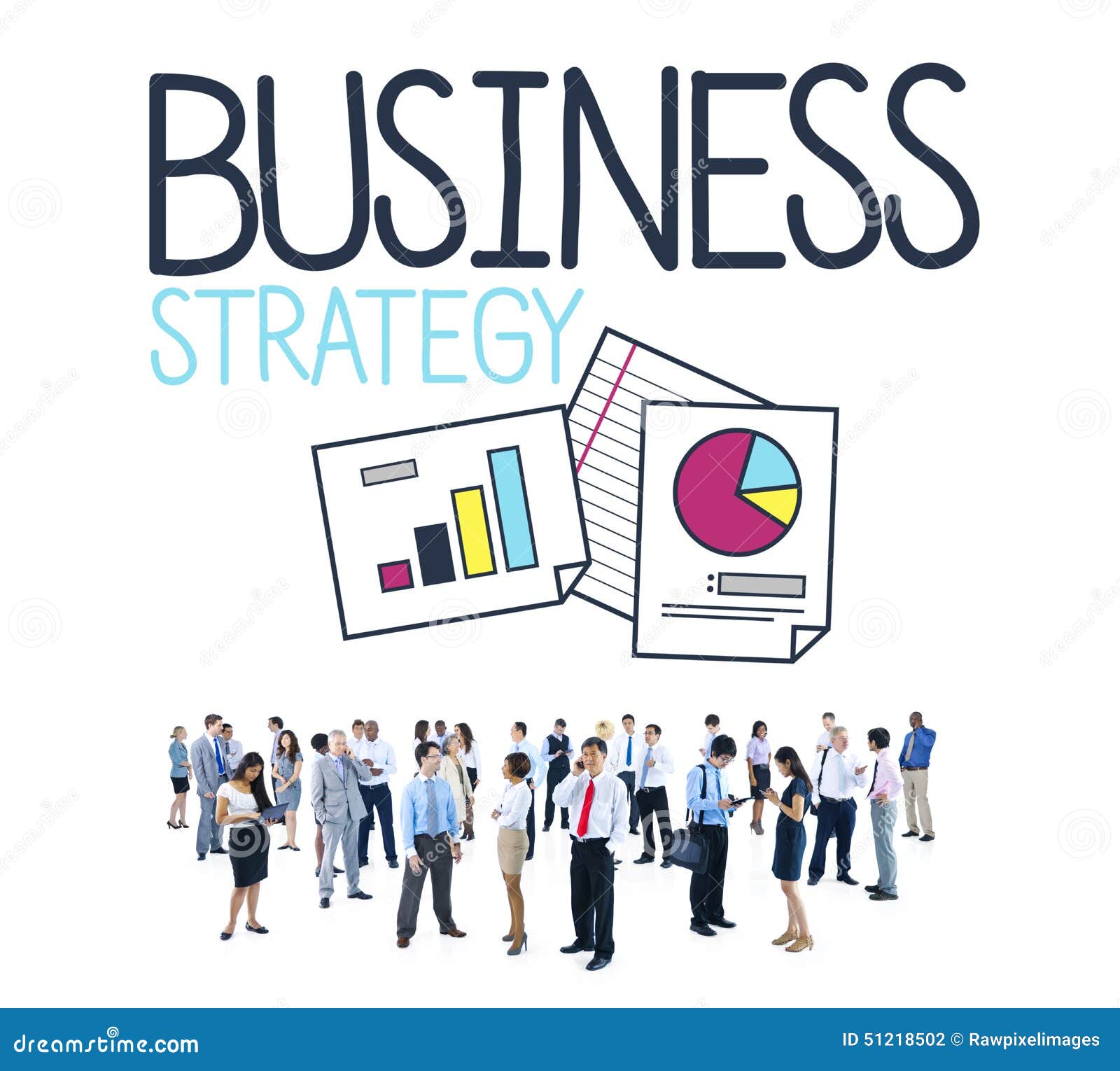 Business Strategy Success Goals Growth Concept Stock Photo - Image of ...
