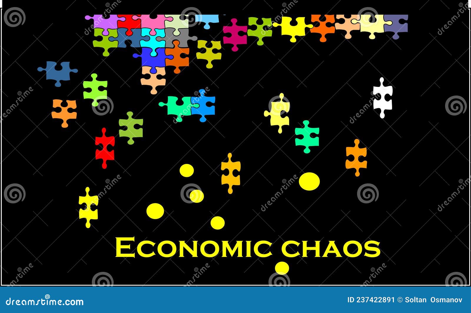 Economic Chaos and Crisis. an Indicator of the Economic Condition Stock ...