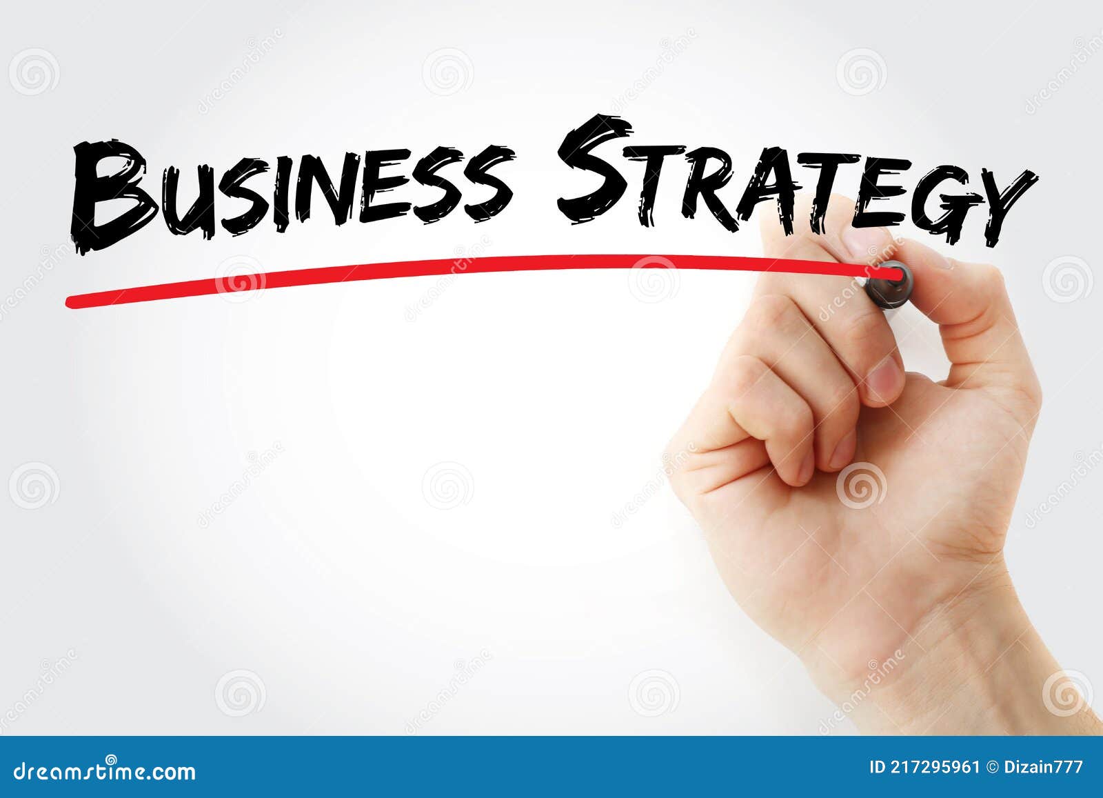 Business Strategy Text with Marker, Business Concept Background Stock ...