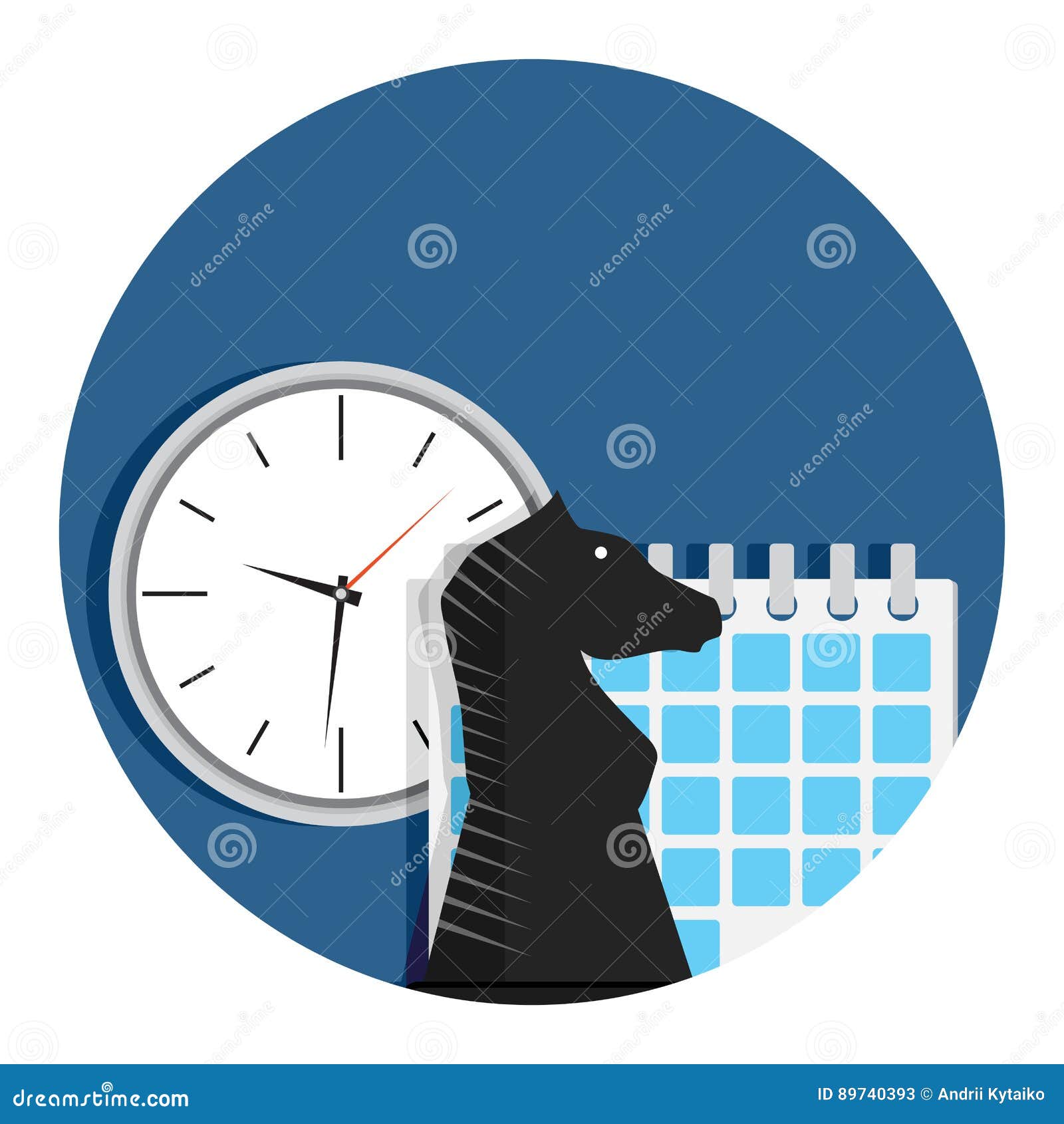 Strategy, Time Management And Growth Chart Icons Set. Globe Sign ...