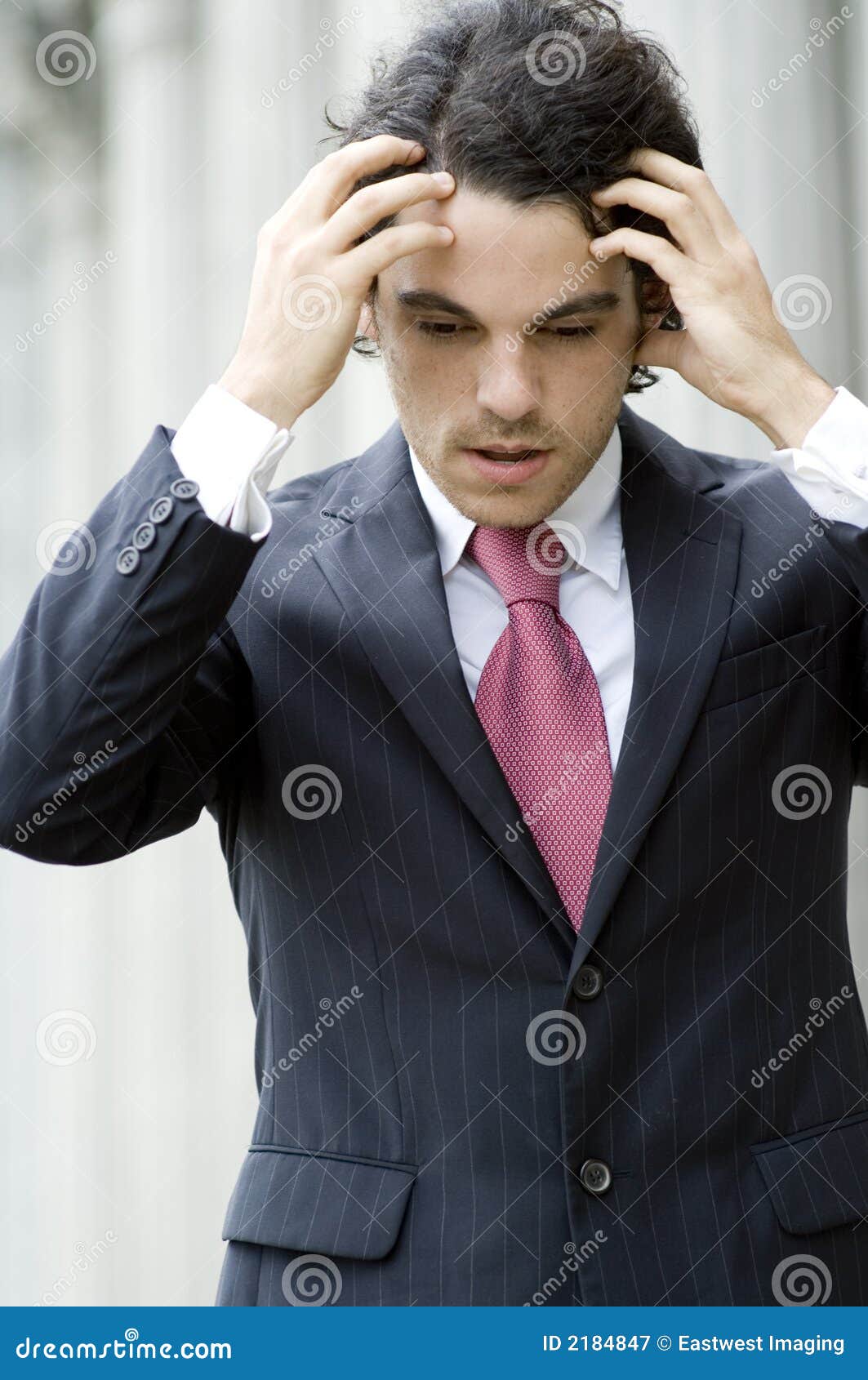Business Stress stock image. Image of suit, hands, frustration - 2184847