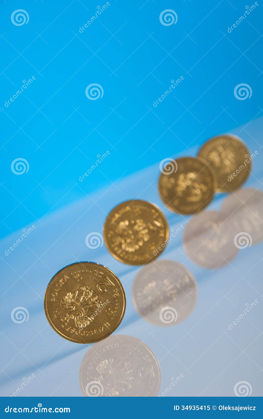 Business stuff with coins stock image. Image of background - 34935415