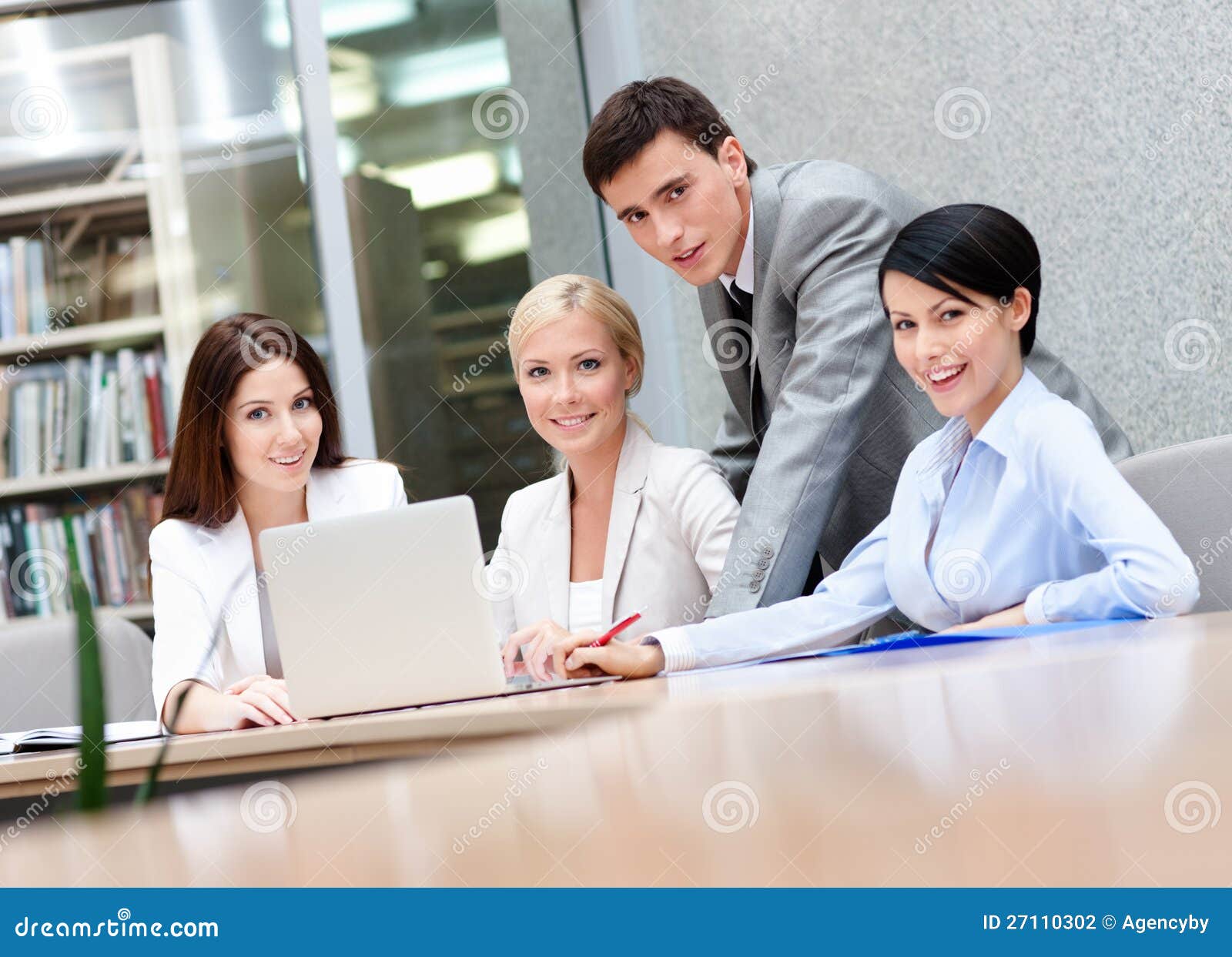 Business Stuff Discuss Something Stock Photo - Image of caucasian ...