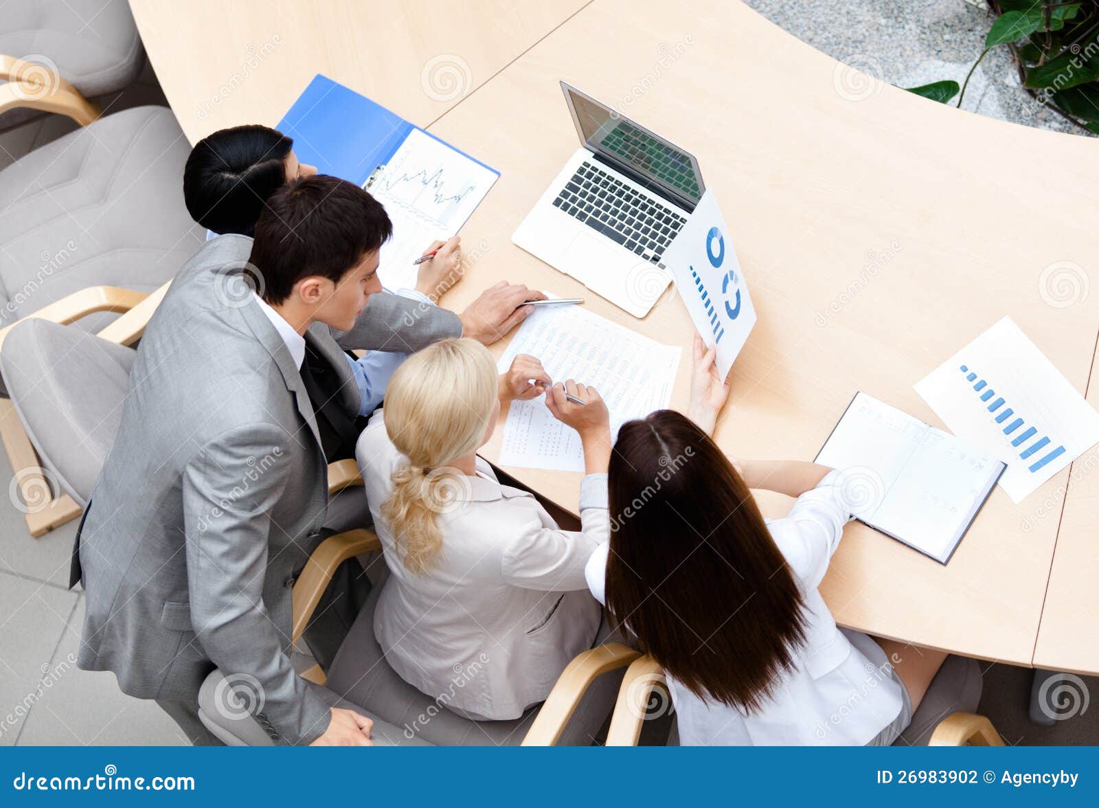 Business Stuff at the Meeting Stock Photo - Image of diagram ...