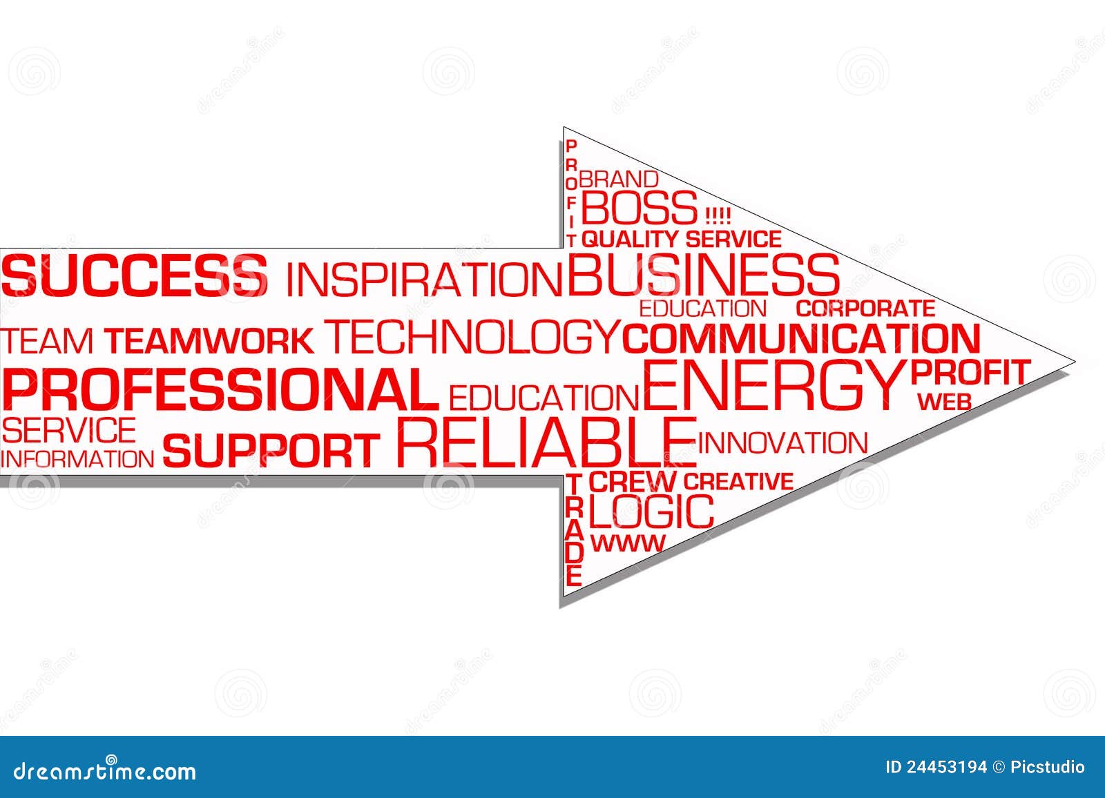 Business success arrow stock illustration. Illustration of profit ...
