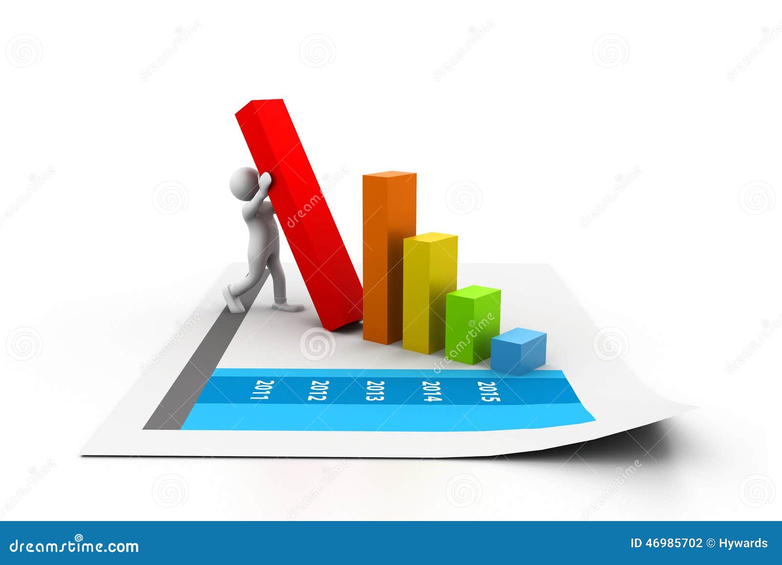 Business success chart stock illustration. Illustration of group - 46985702