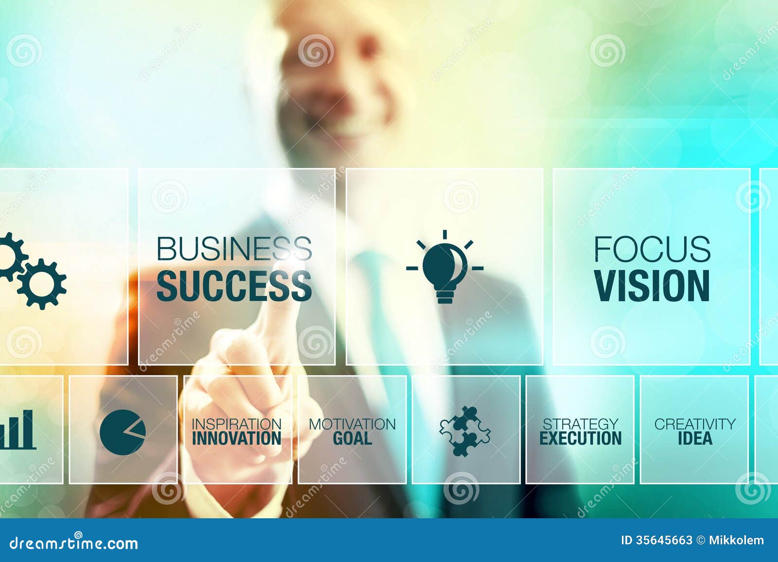 Business success concept stock illustration. Illustration of ...