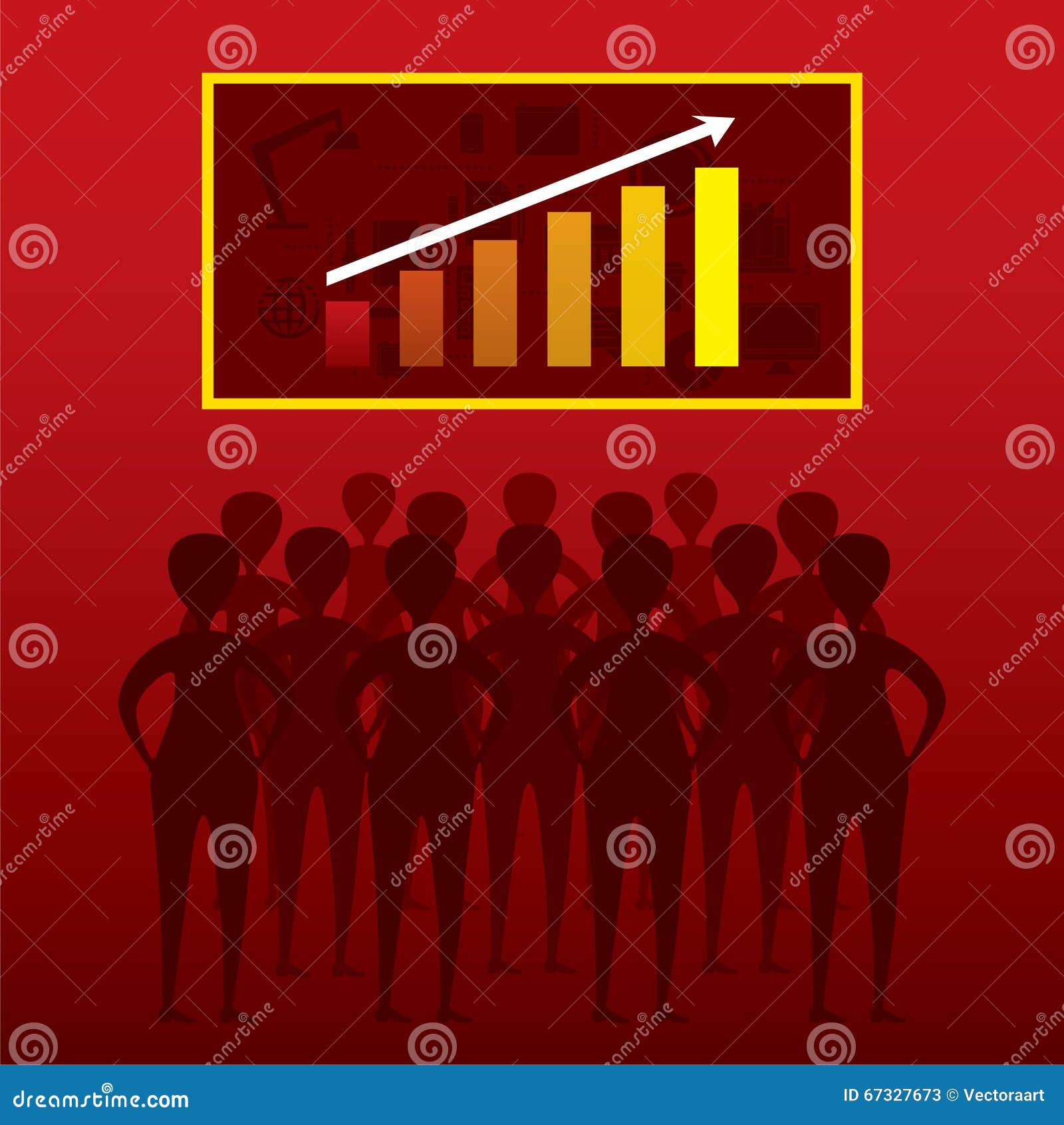 Business Success Graph Concept Design Stock Vector - Illustration of ...