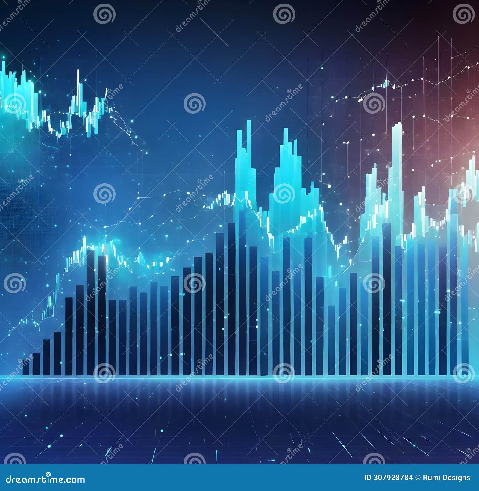 Business Success Growth and Failure Graph Visualization Stock ...