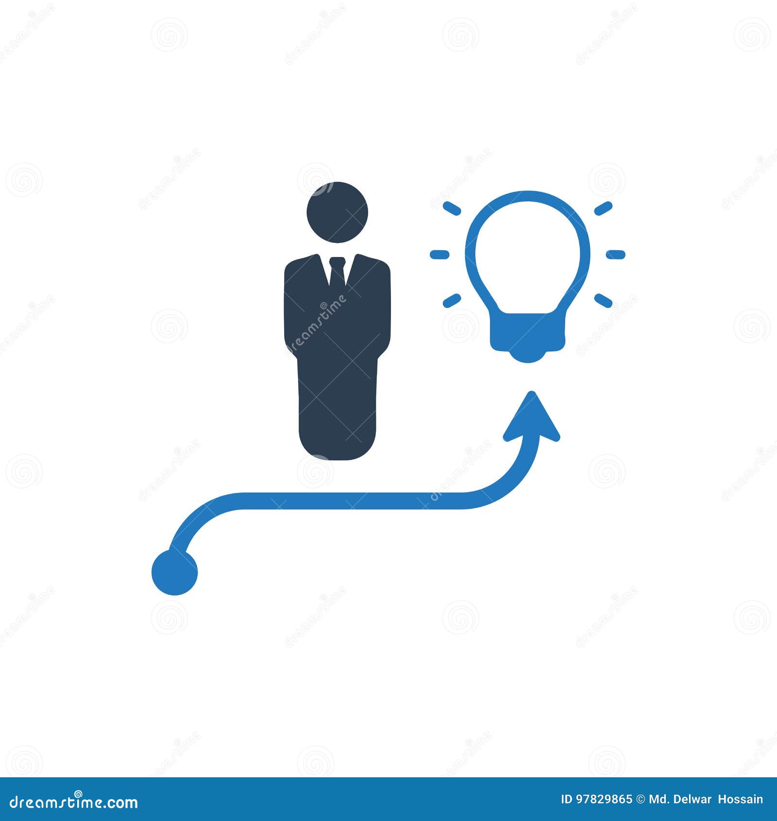 Business Success Icon stock vector. Illustration of marketing - 97829865