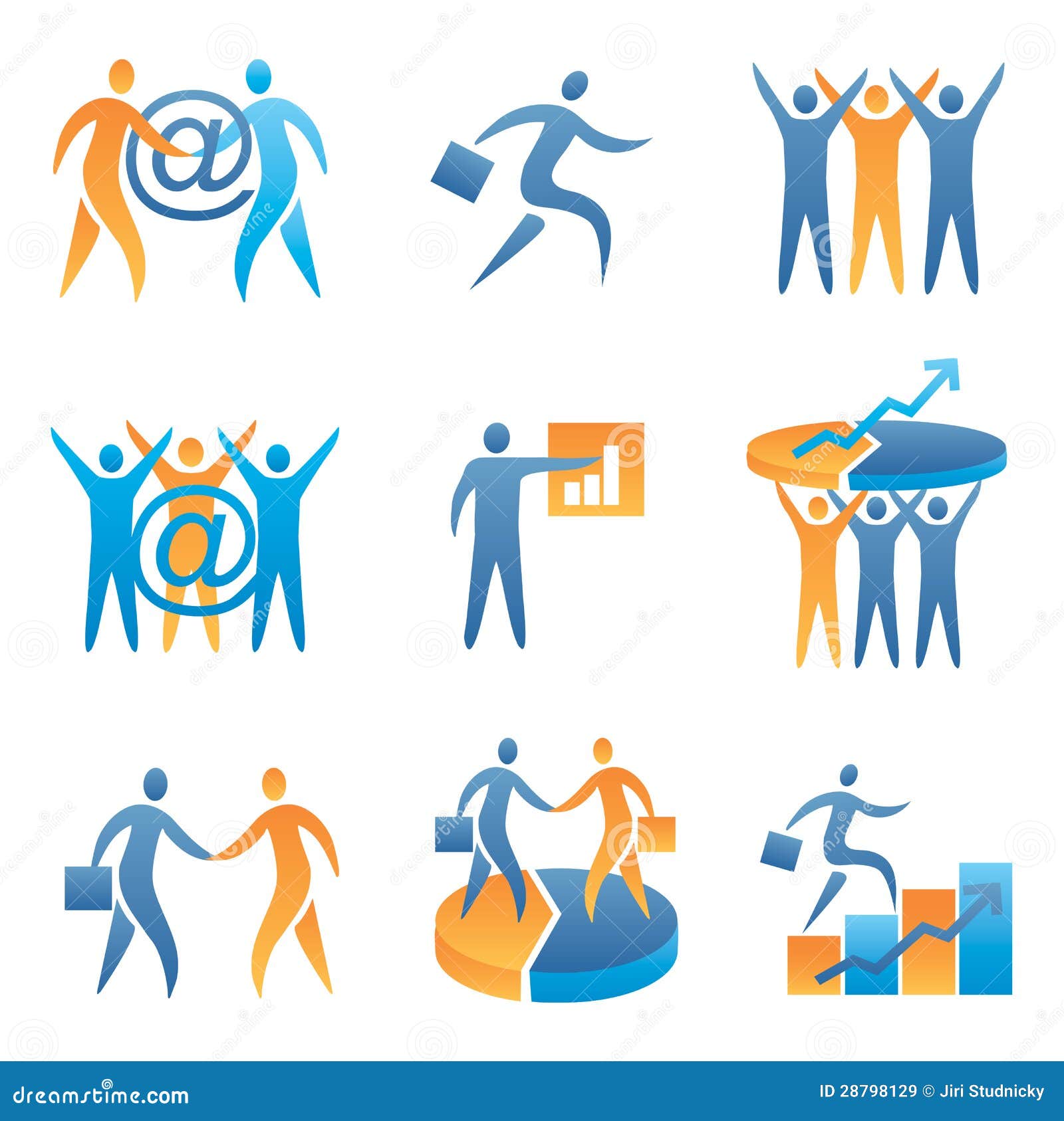 Business_success_icons Royalty Free Stock Images - Image: 28798129