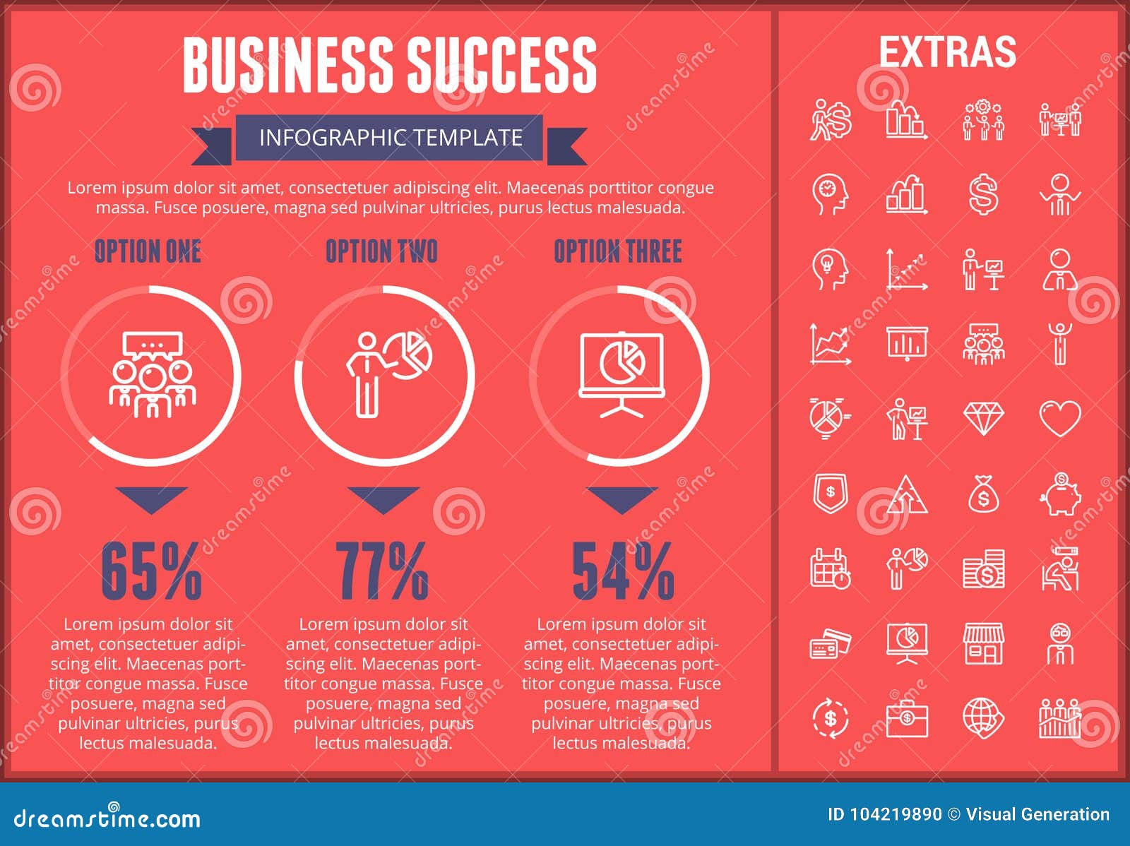 Business Success Infographic Template and Elements Stock Vector ...