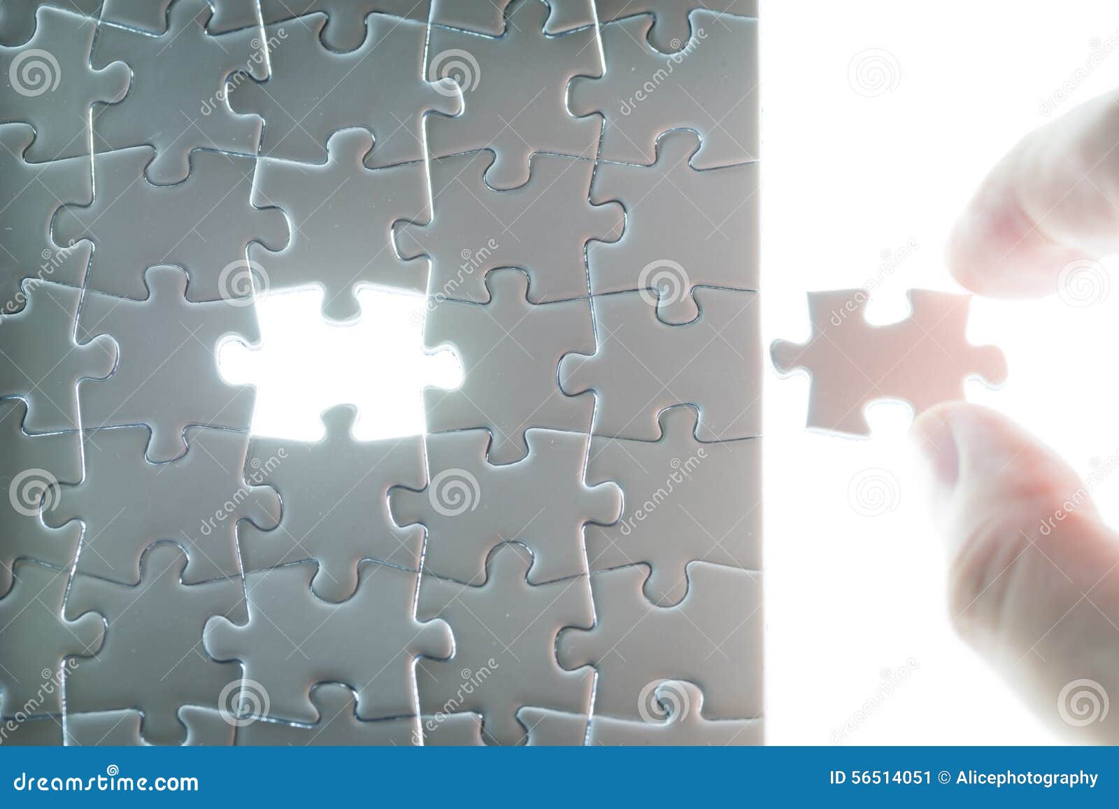 Business Success, Jigsaw Puzzle Concept Stock Image - Image of answer ...