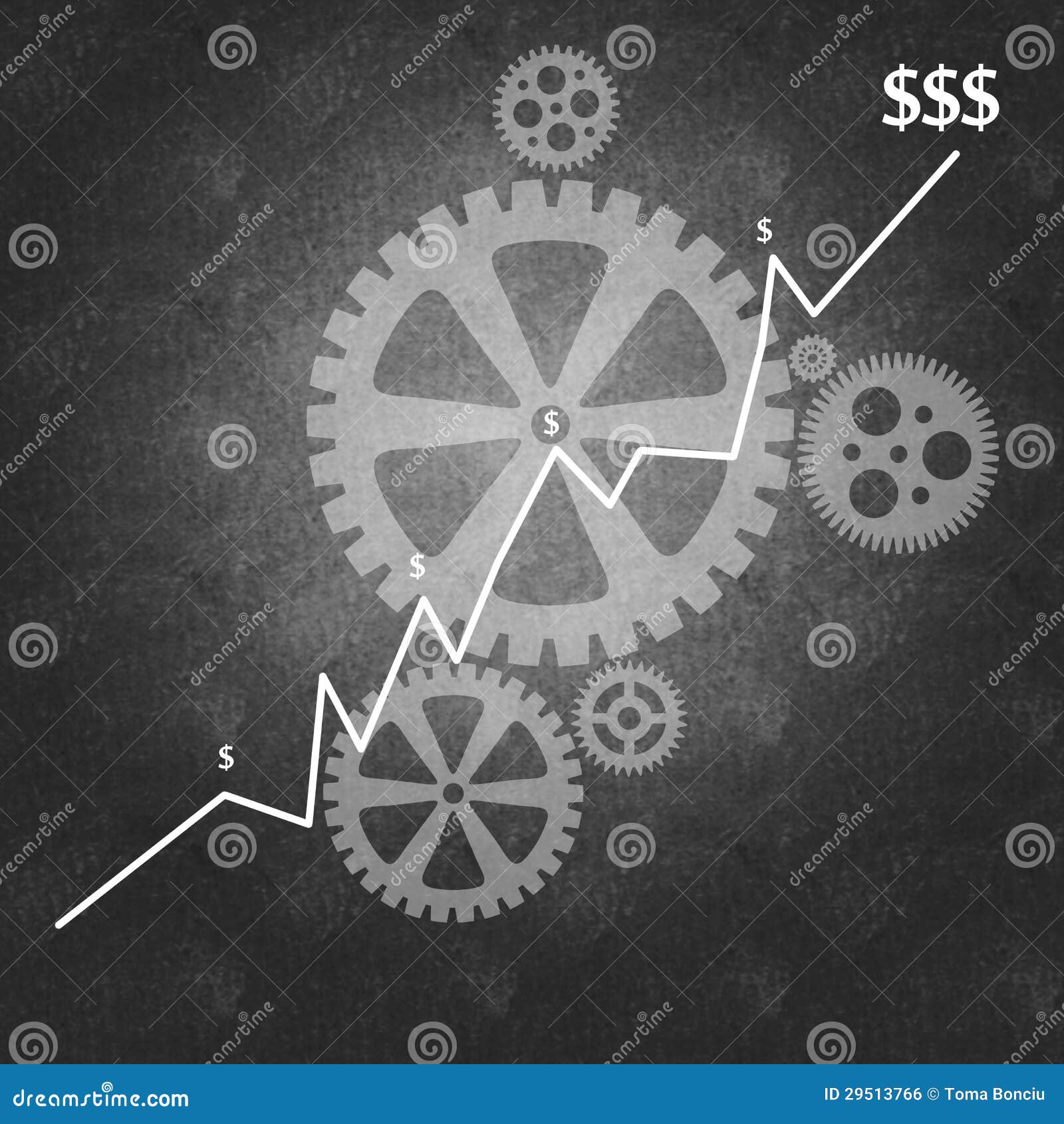 Business Success and the Management Process Stock Illustration ...