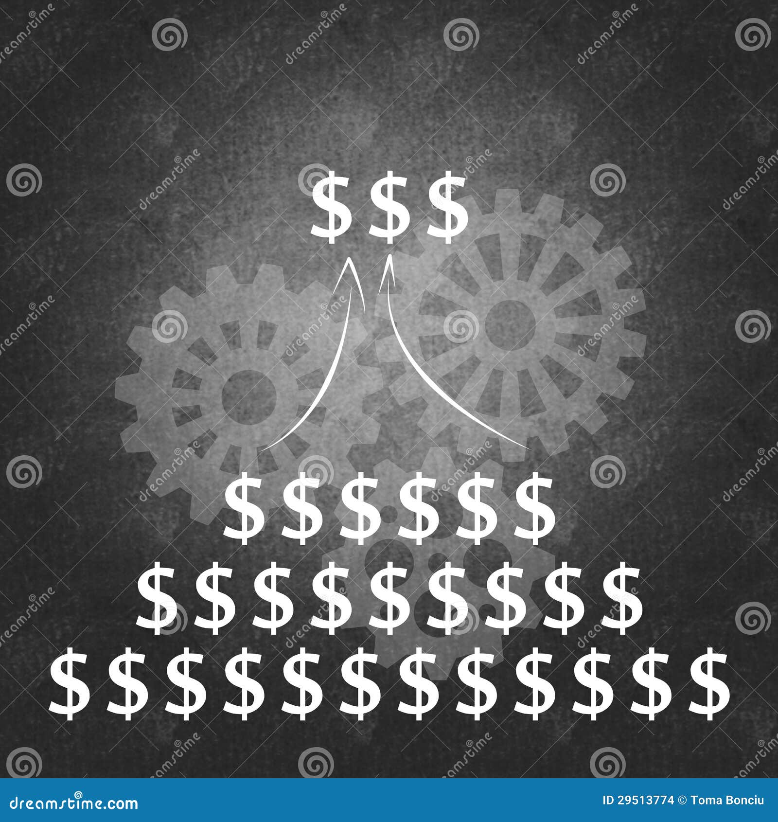 Business Success and the Management Process Stock Illustration ...