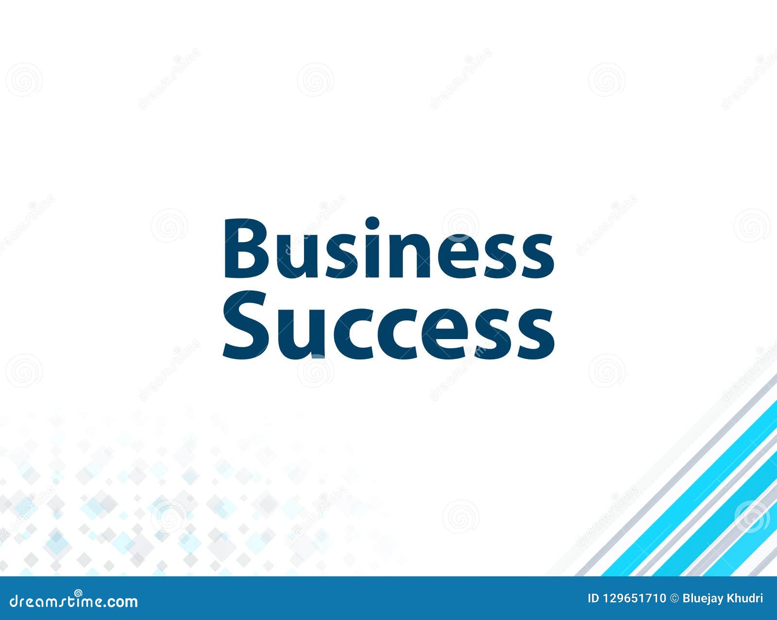 Business Success Modern Flat Design Blue Abstract Background Stock ...