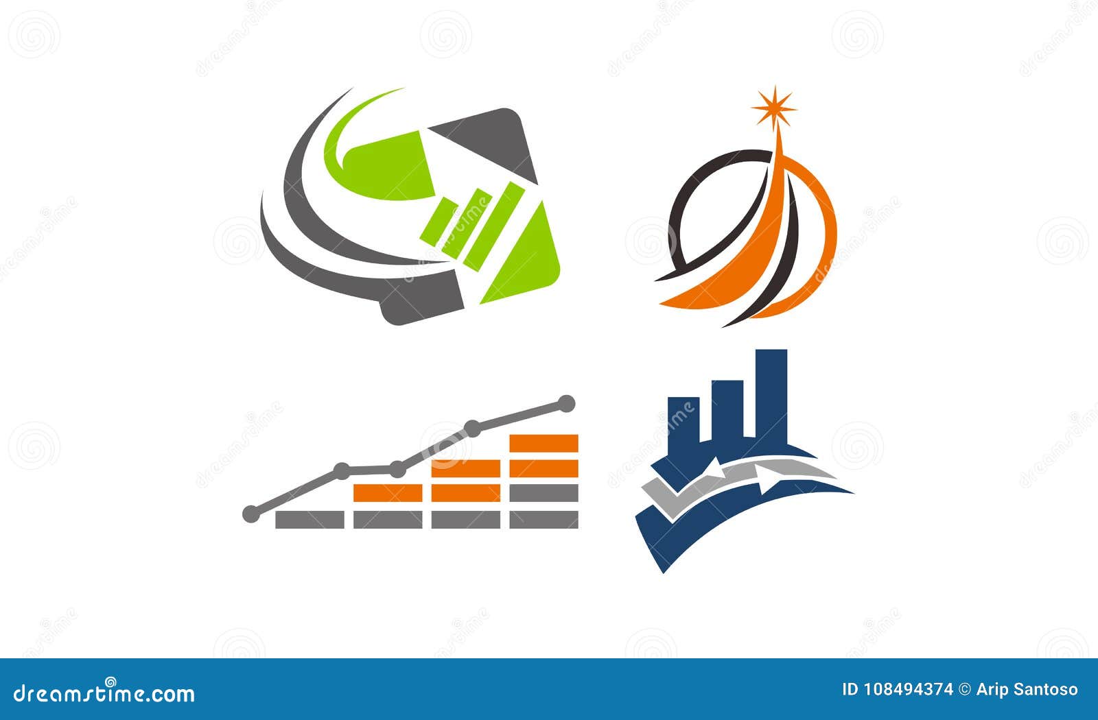 Business Success Service Set Stock Vector - Illustration of achievement ...