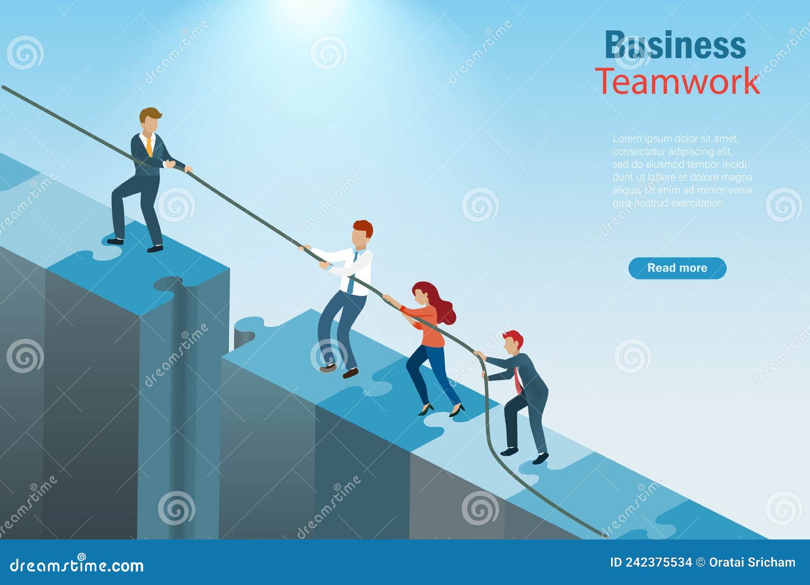 Business Success Teamwork, Collaboration, Partnerships, and Problem ...