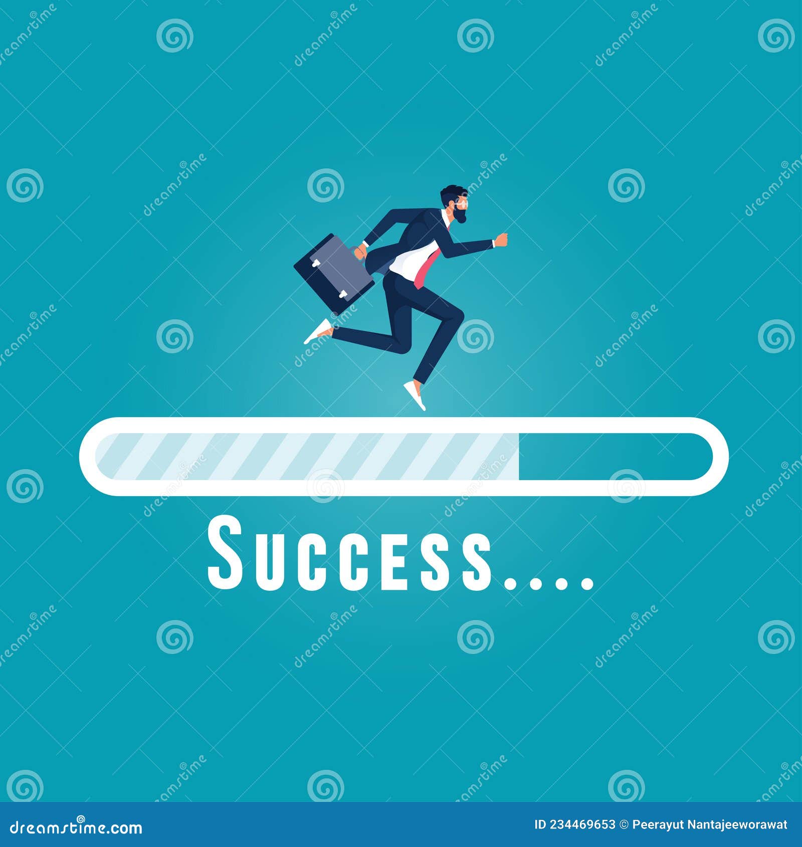 Business Success Vector Concept Stock Vector - Illustration of graphic ...