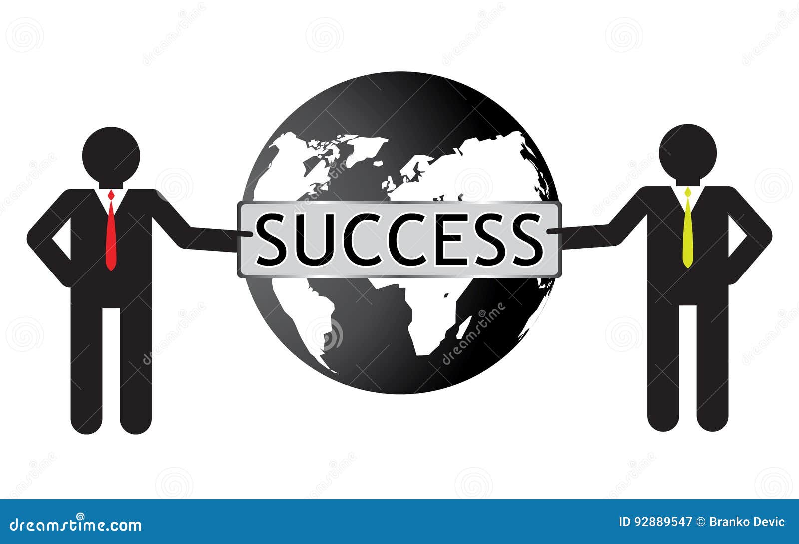 Business Success Vector Illustration Design Stock Vector - Illustration ...