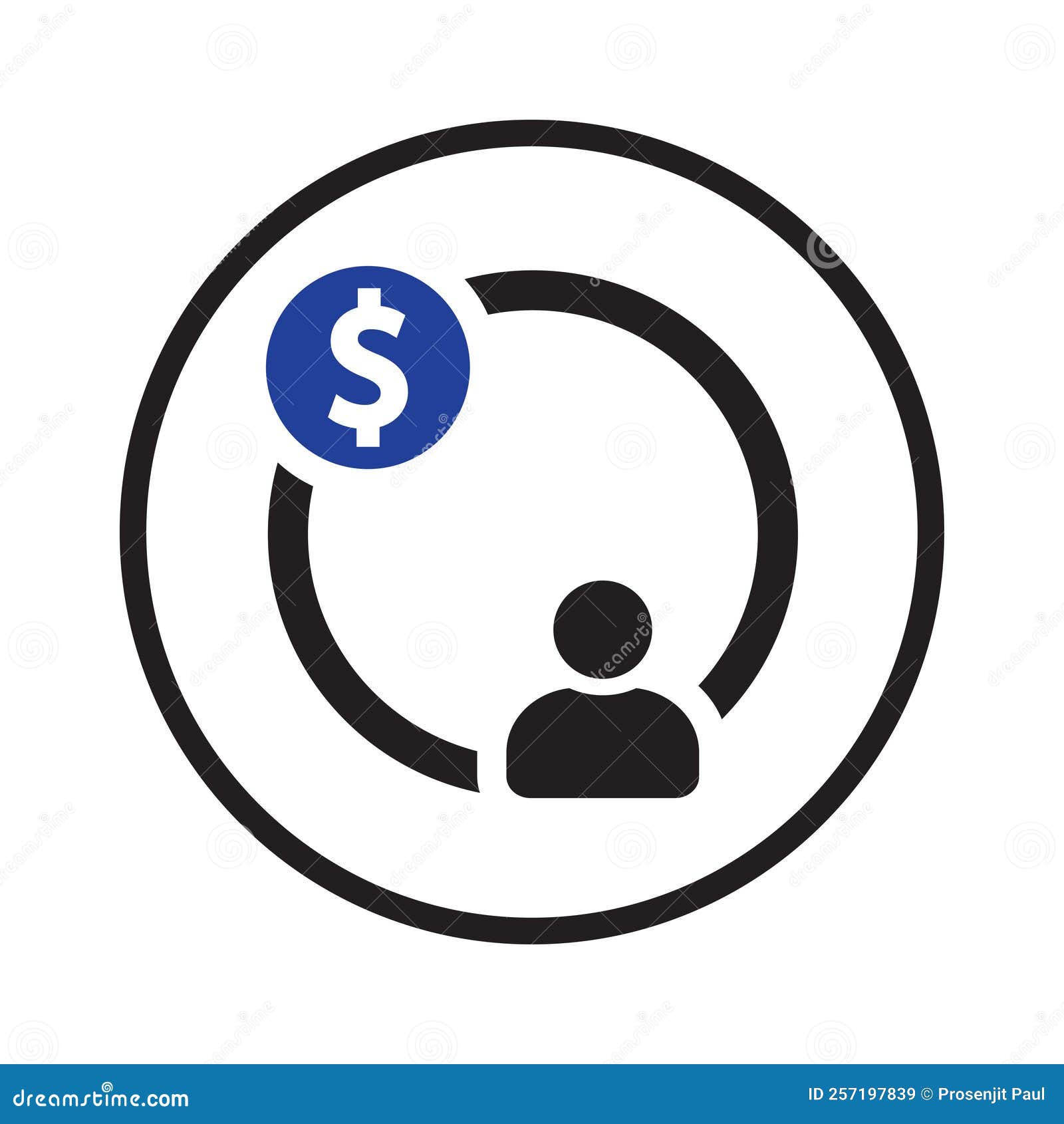 Business Success Winner Money Icon Stock Vector - Illustration of ...