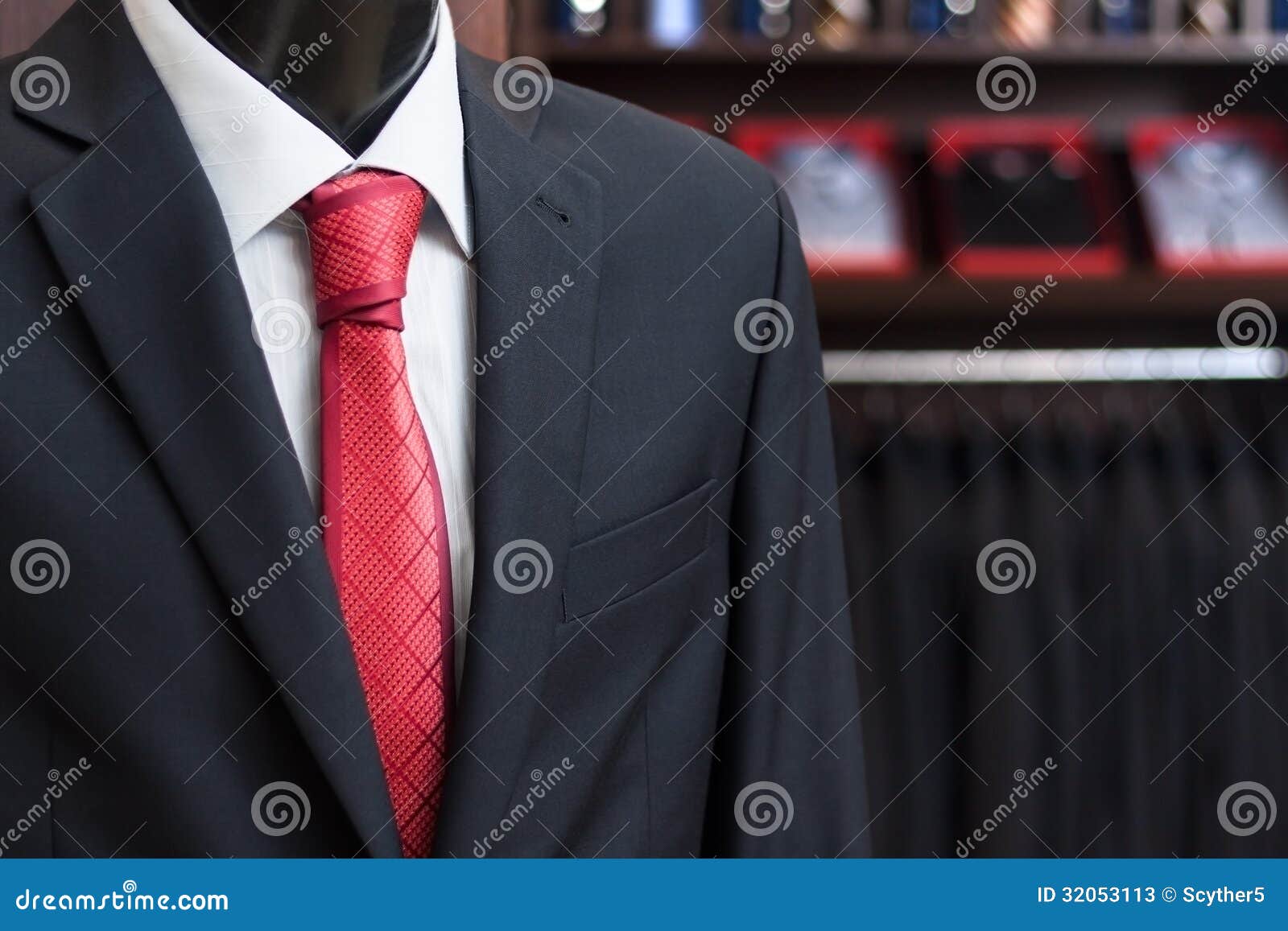 Business suit on a dummy stock image. Image of selling - 32053113