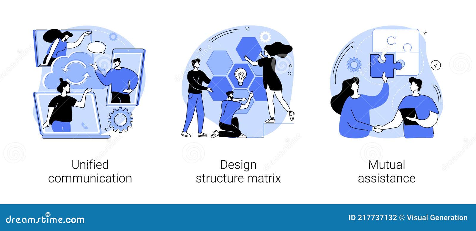 Business Support Abstract Concept Vector Illustrations. Stock Vector ...