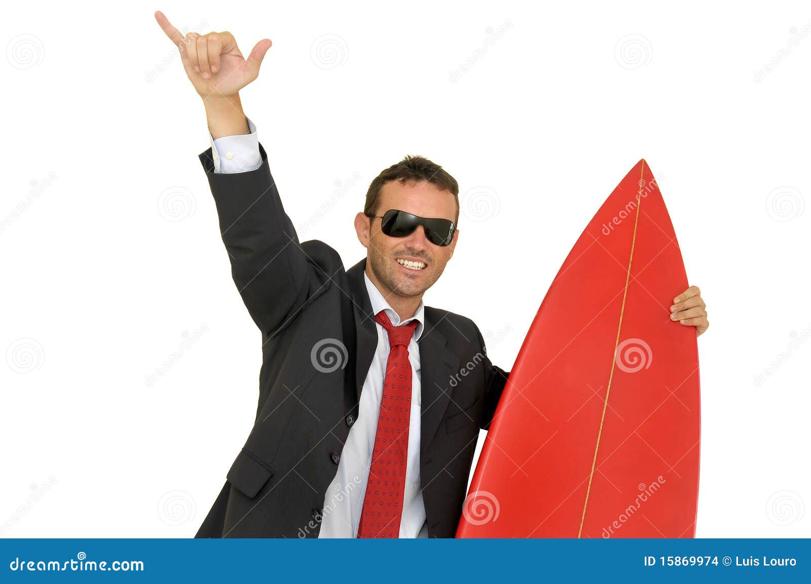 Business surfer stock photo. Image of cool, male, closeup - 15869974