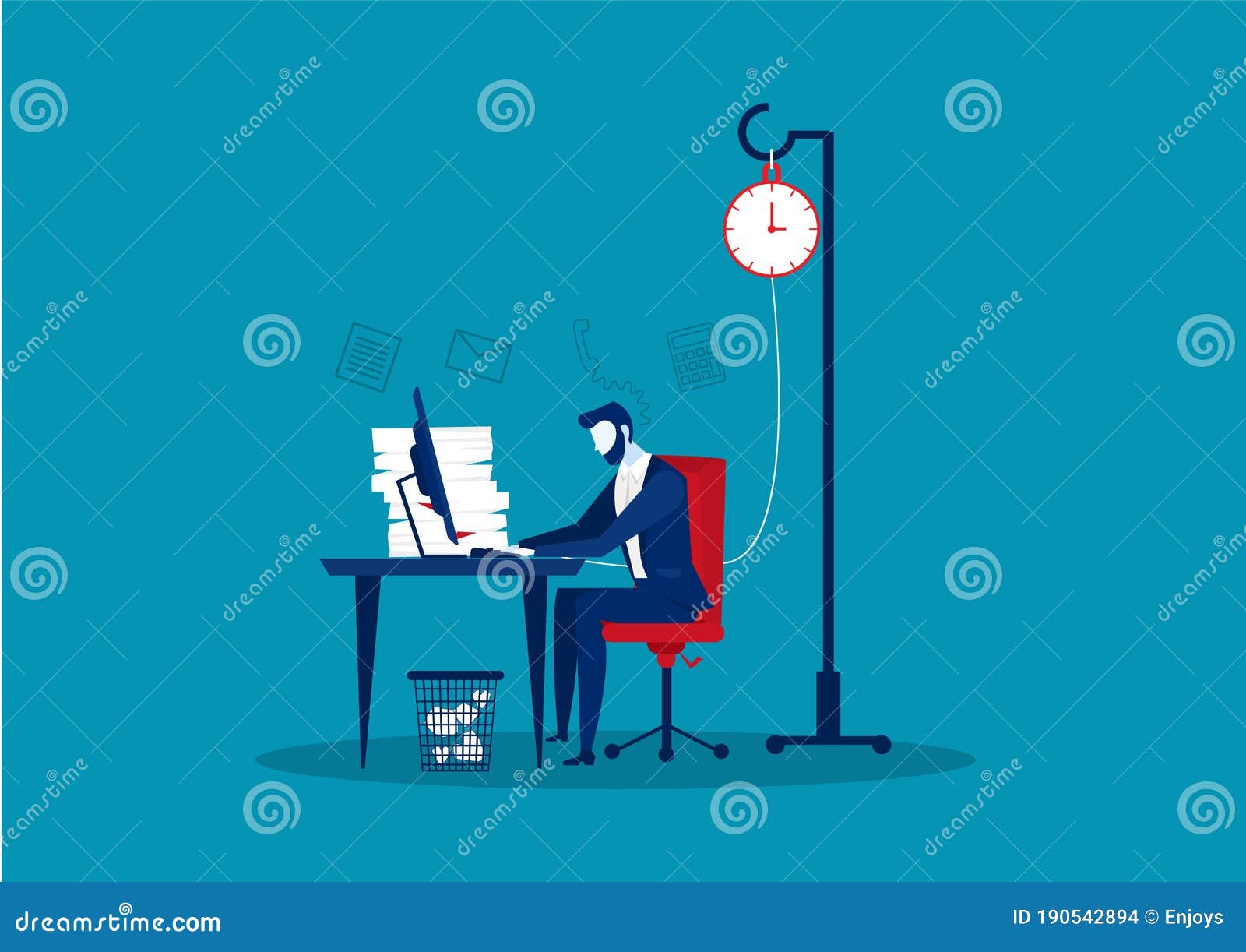 Illustrator Of Times Tables Vector Illustration | CartoonDealer.com ...