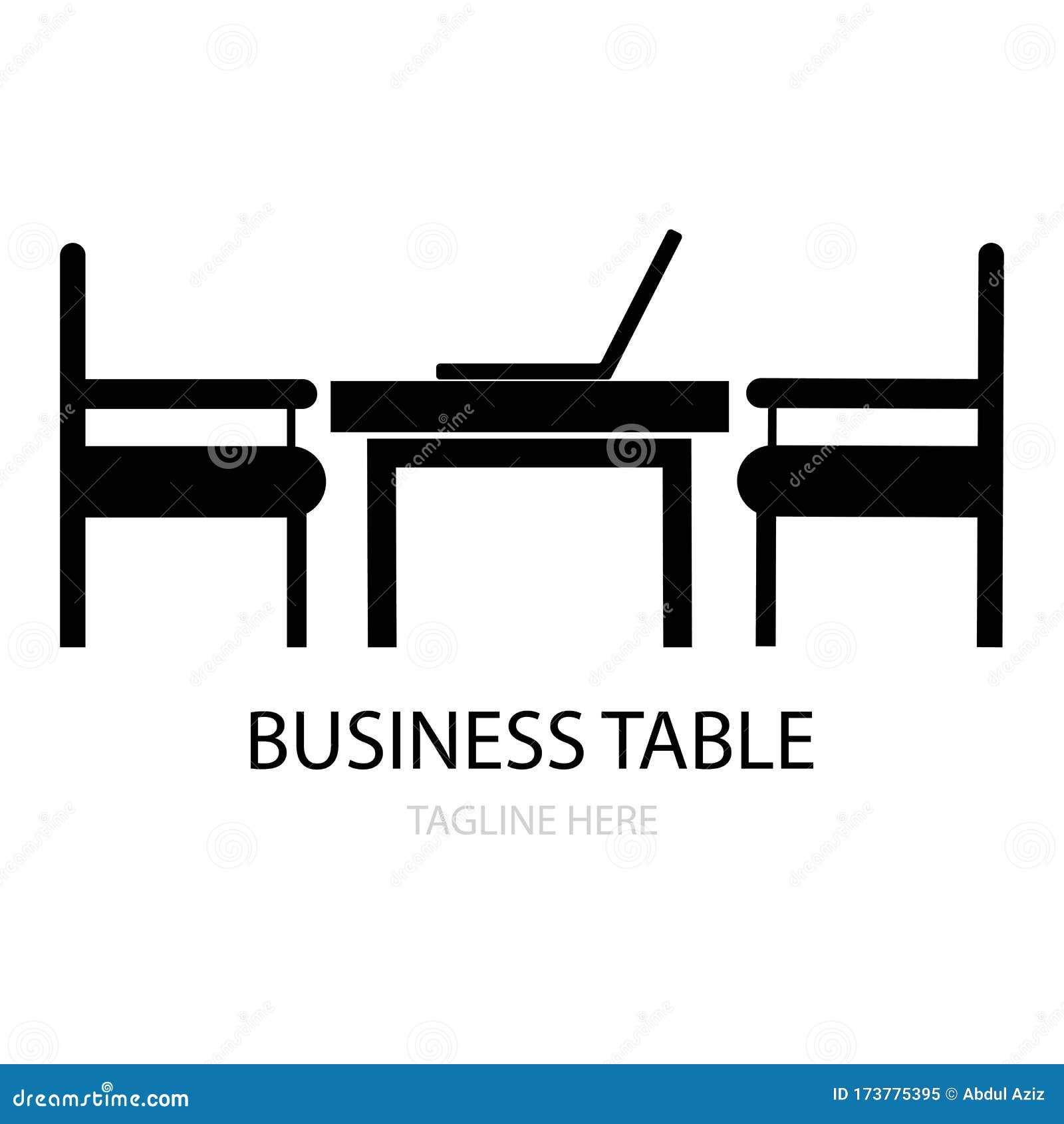 Business table logo vector stock vector. Illustration of community ...