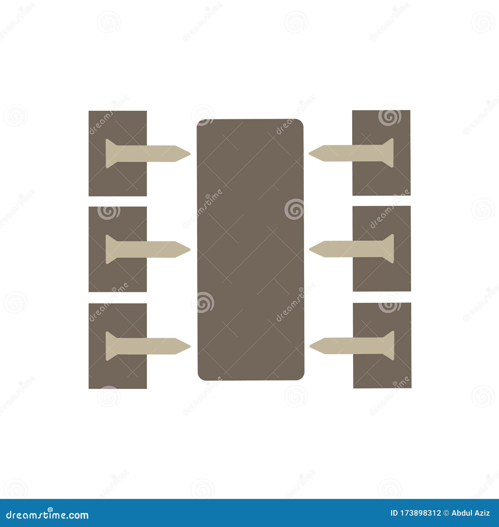 Business table logo vector stock vector. Illustration of vector - 173898312