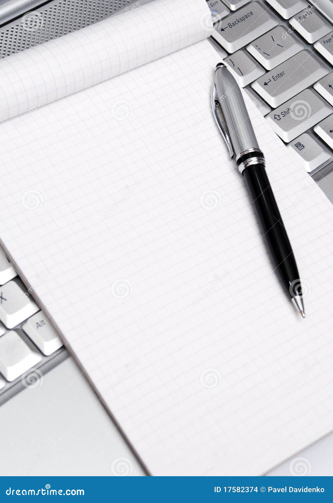 Business - Taking Notes by a Laptop Stock Photo - Image of laptop ...