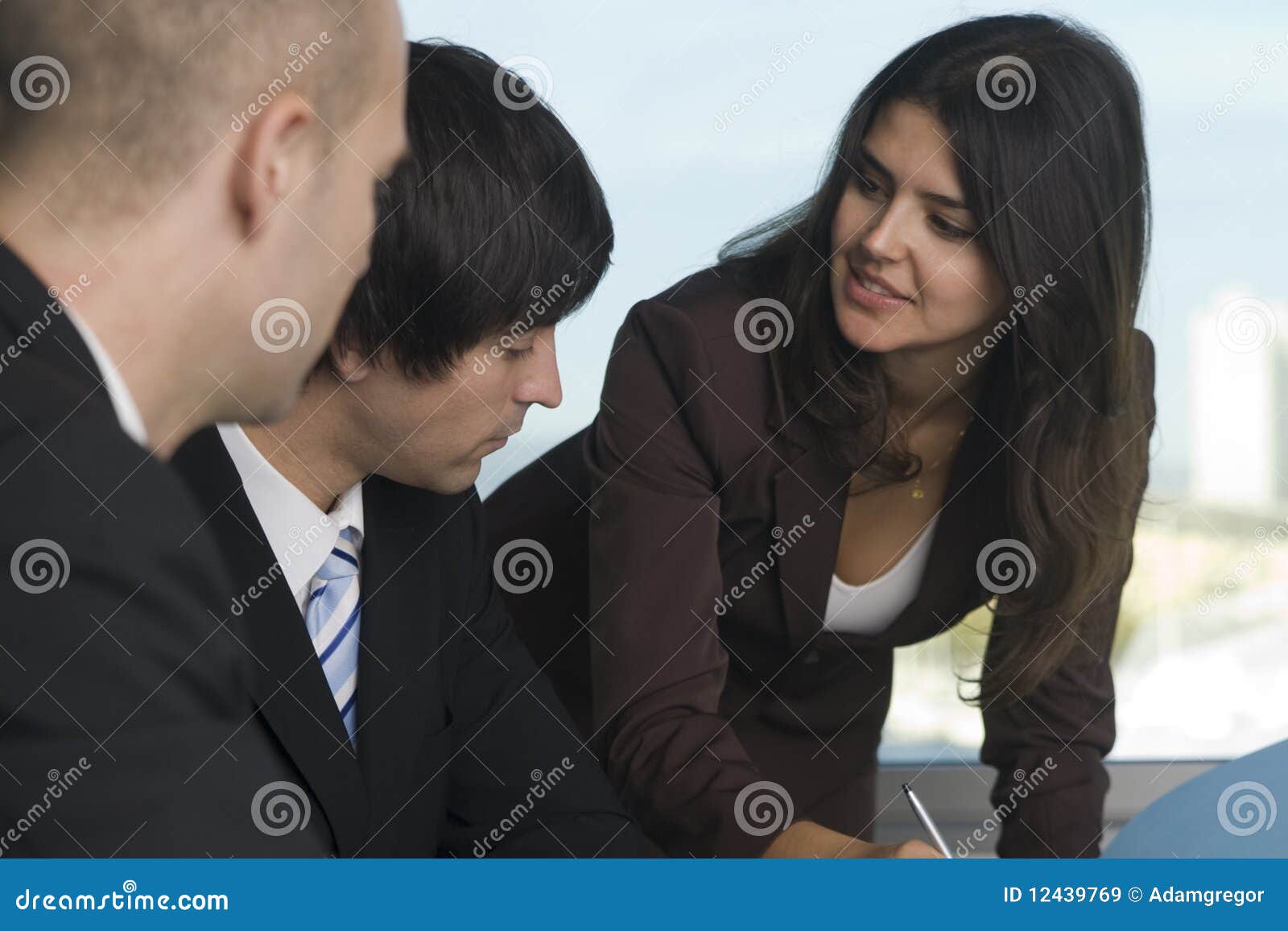 Business talk stock image. Image of business, people - 12439769
